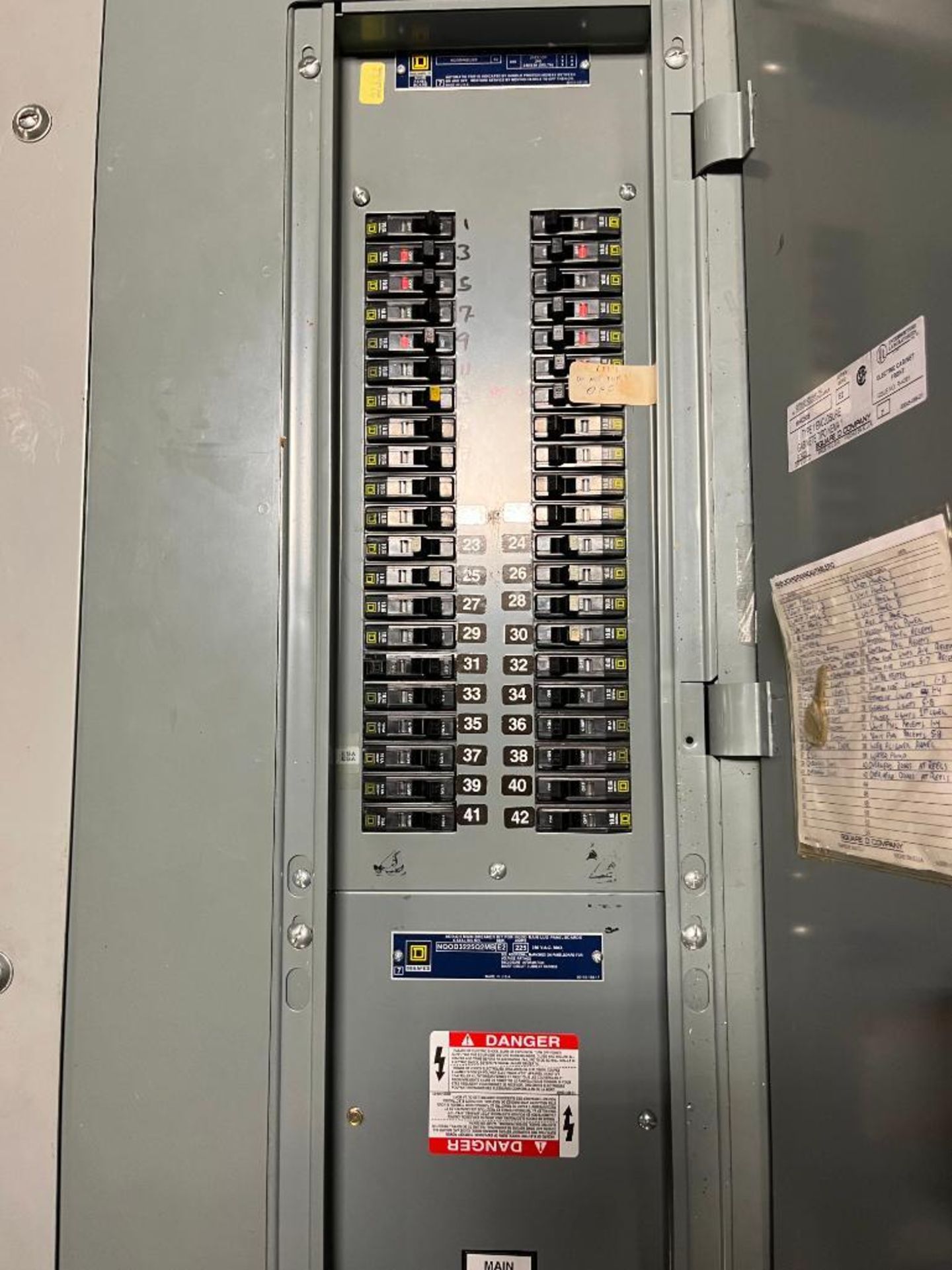 { Group of lots: 668, 669, 670, 671 } Square D Breaker Box