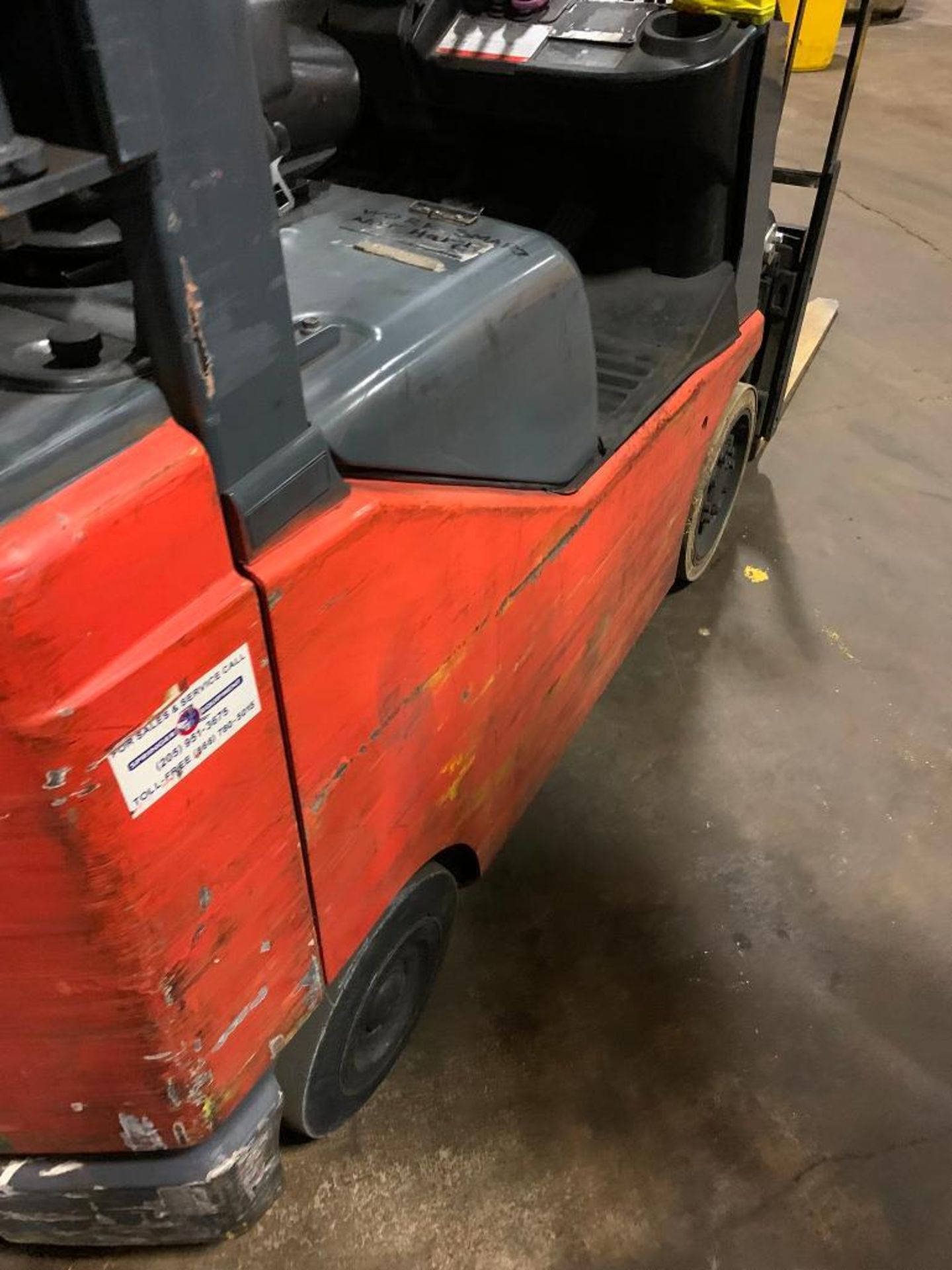 Toyota 3,000 LB. Capacity Forklift, Model 8FGCU15, LPG, 3-Stage Mast ...