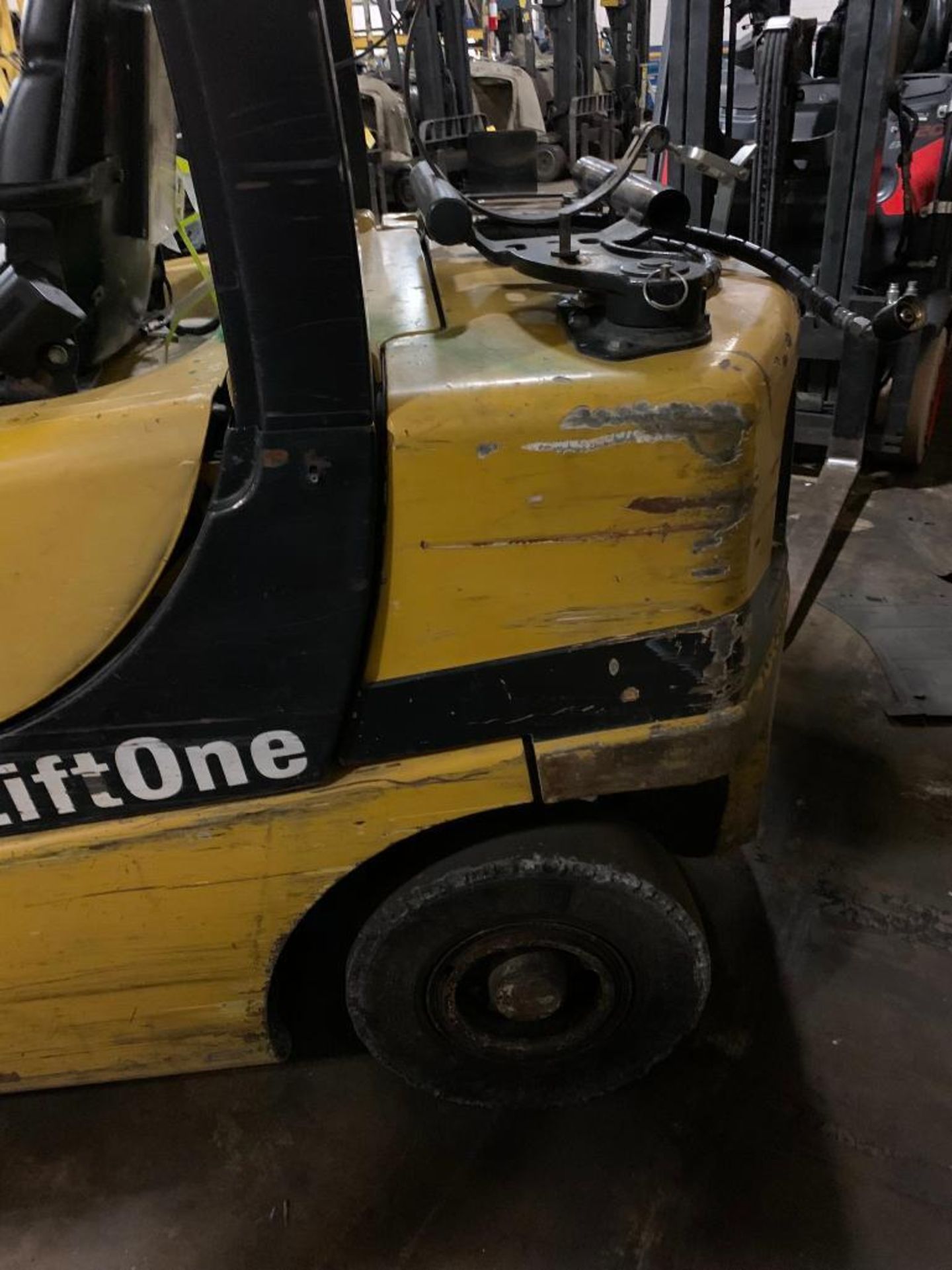 2015 Yale 5,000 LB. Capacity Forklift, Model GLC050, LPG, 3-Stage Mast ...