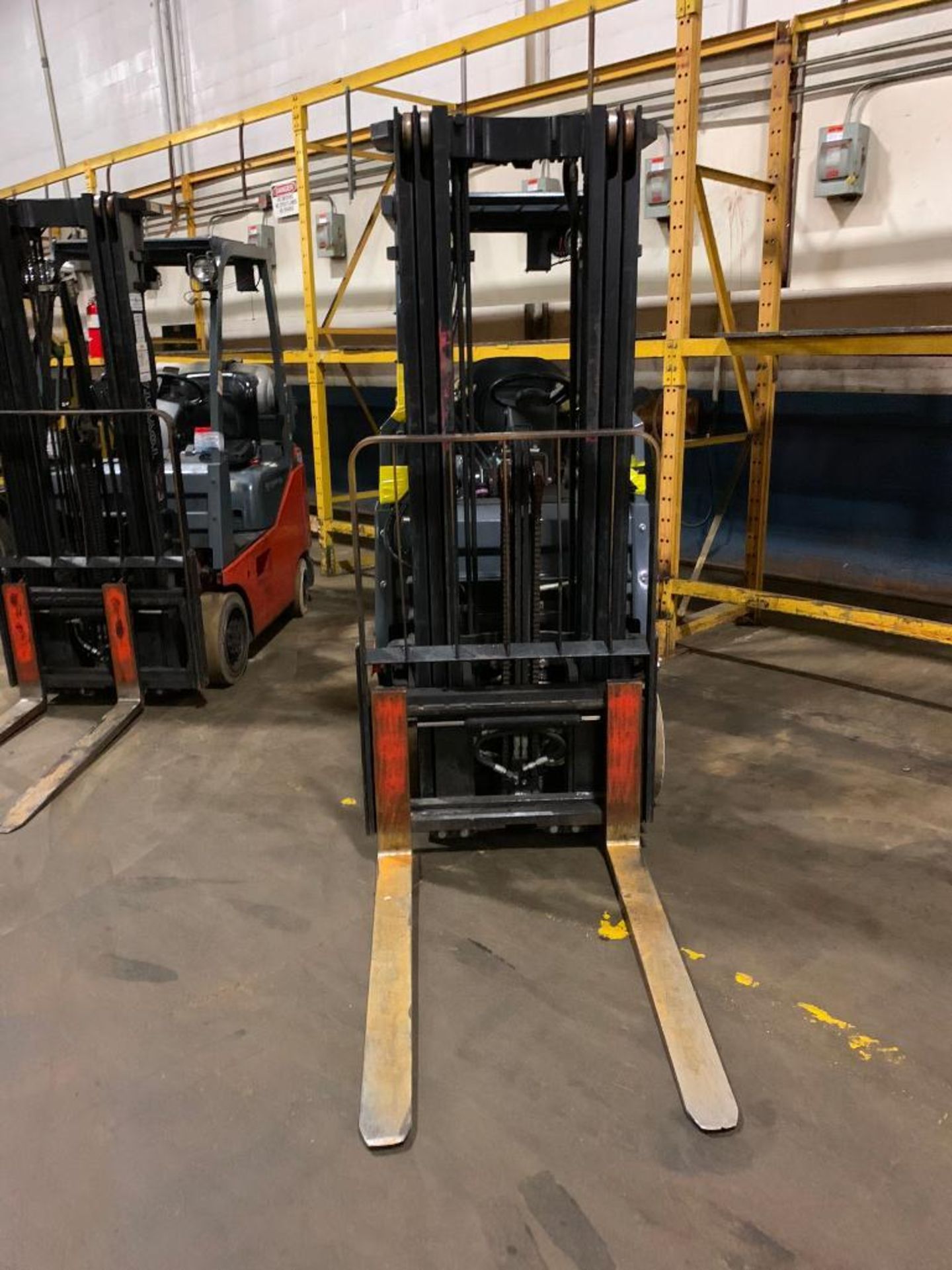 Toyota 3,000 LB. Capacity Forklift, Model 8FGCU15, LPG, 3-Stage Mast ...