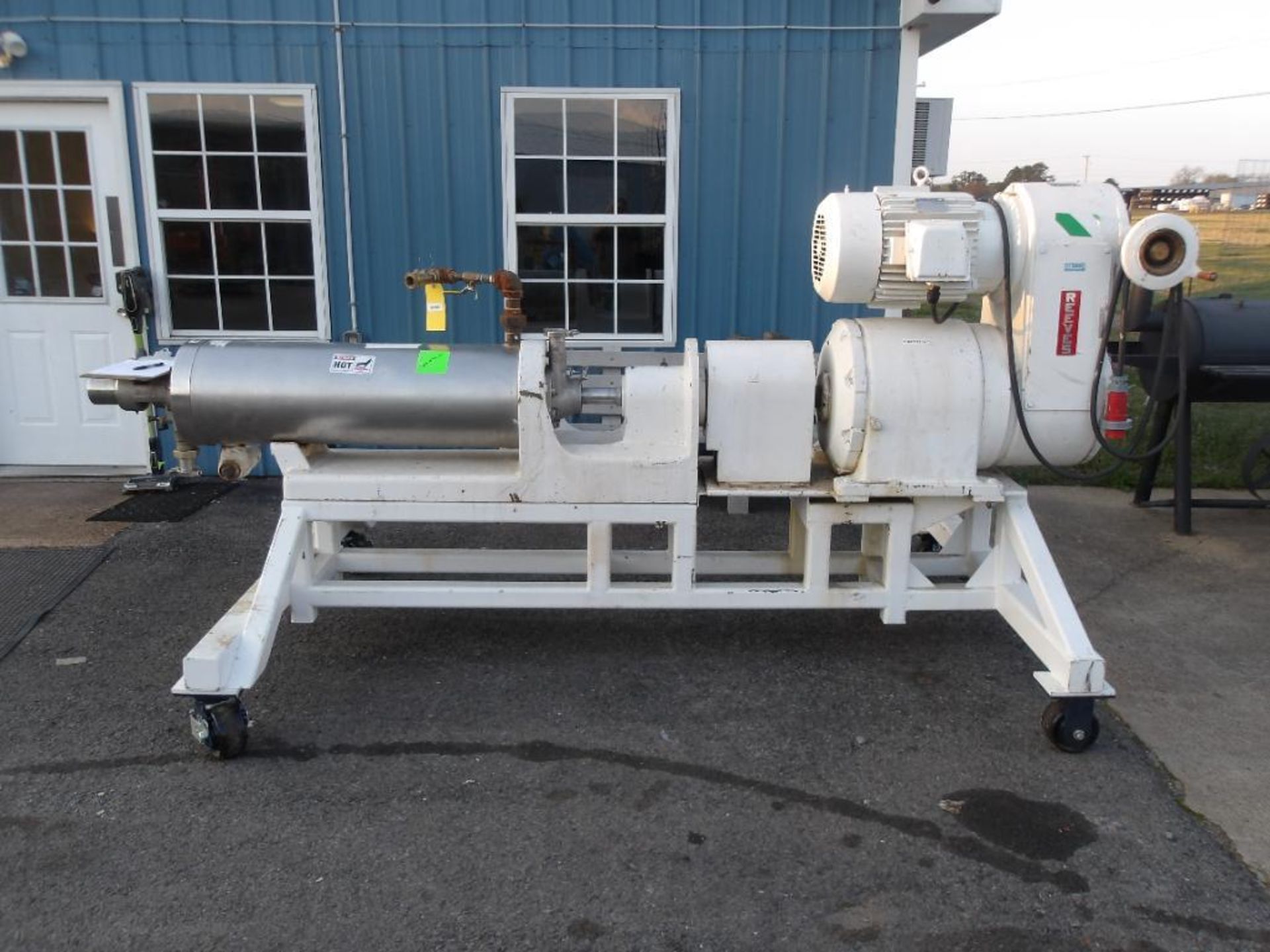 ChemeTron Process Pump & Reeves Gearbox, Model A4029/35249V-Votator ...