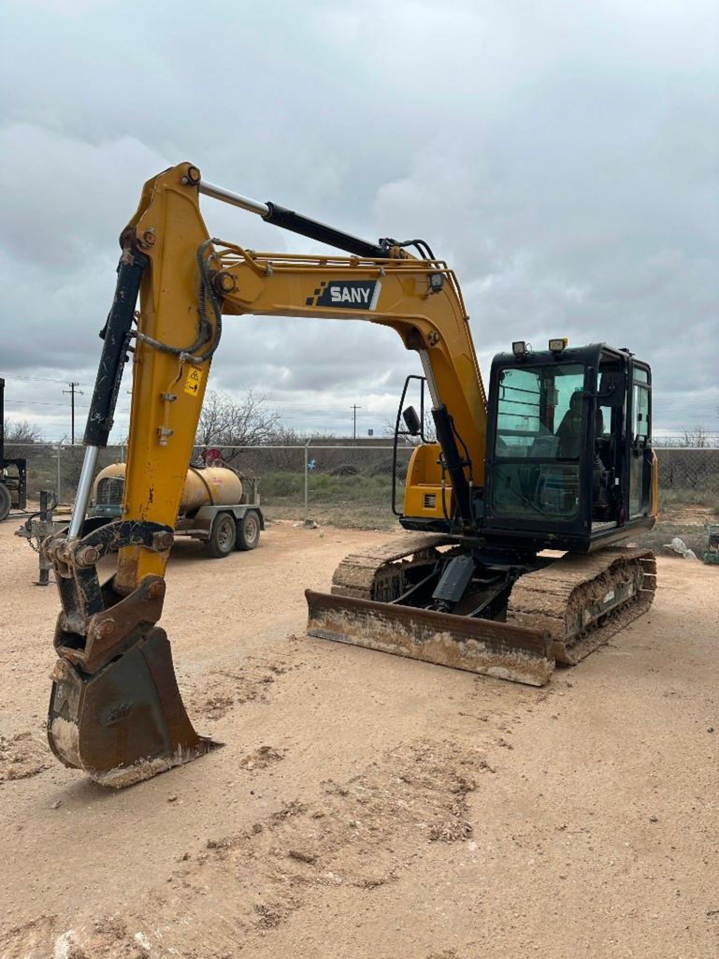 2019 Sany SY 95C Tracked Excavator, 2,309 Hours, 12" Tooth Bucket ...