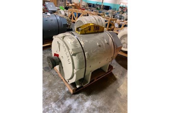 Westinghouse 500-HP Electric Motor, 1150/1365 RPM, 500 V, 3 Phase, FR ...