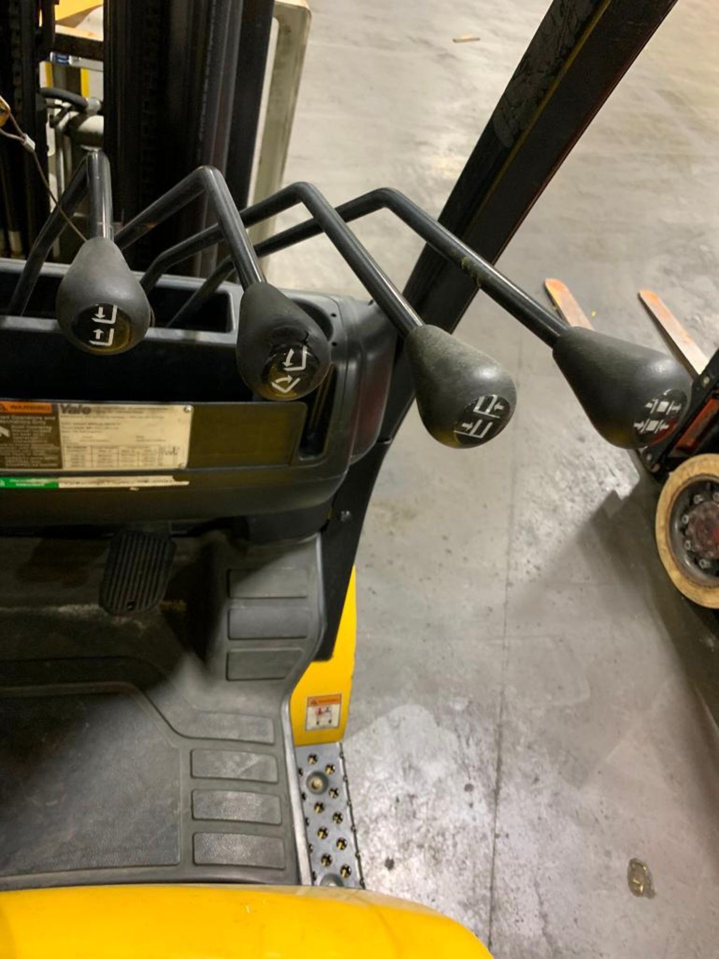 2017 Yale 5,000 LB. Capacity Forklift, Model GLC050, LPG, 3-Stage Mast ...
