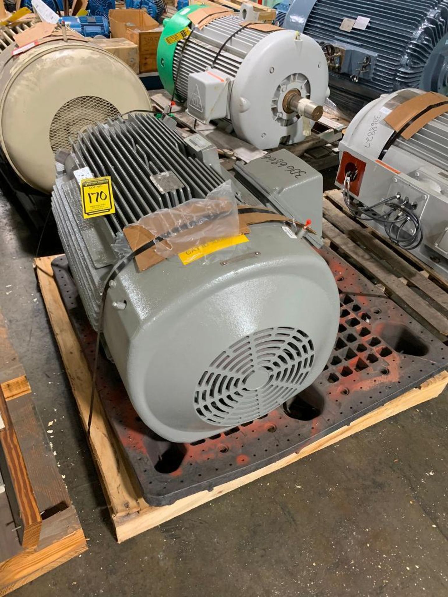 GE 200-HP Electric Motor, 1785 RPM, 2300 V, 3 PH, FR: 449T