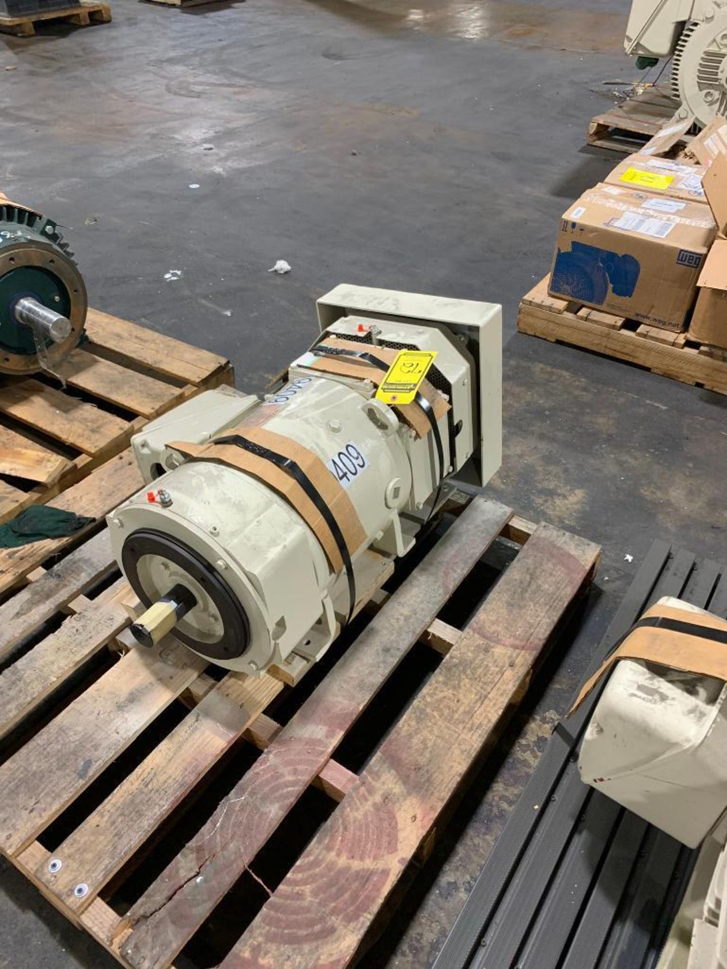 GE 15-HP Electric Motor, 3500 RPM, 120 V