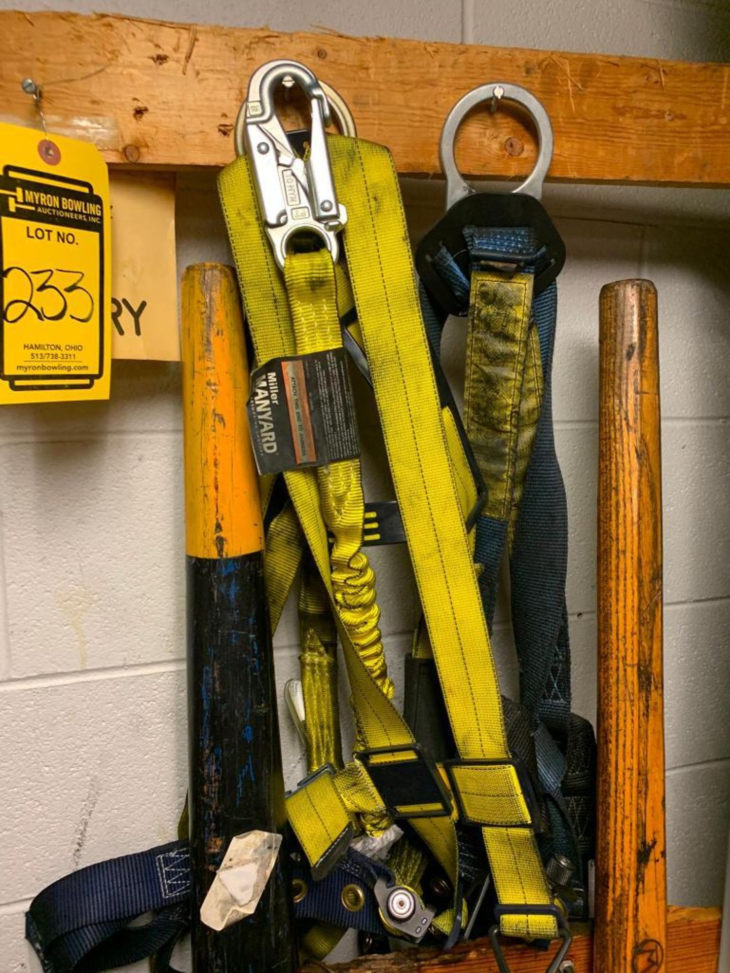 { Group of lots: 233, 234 } (3) Johnson Bars & Items Behind on Wall