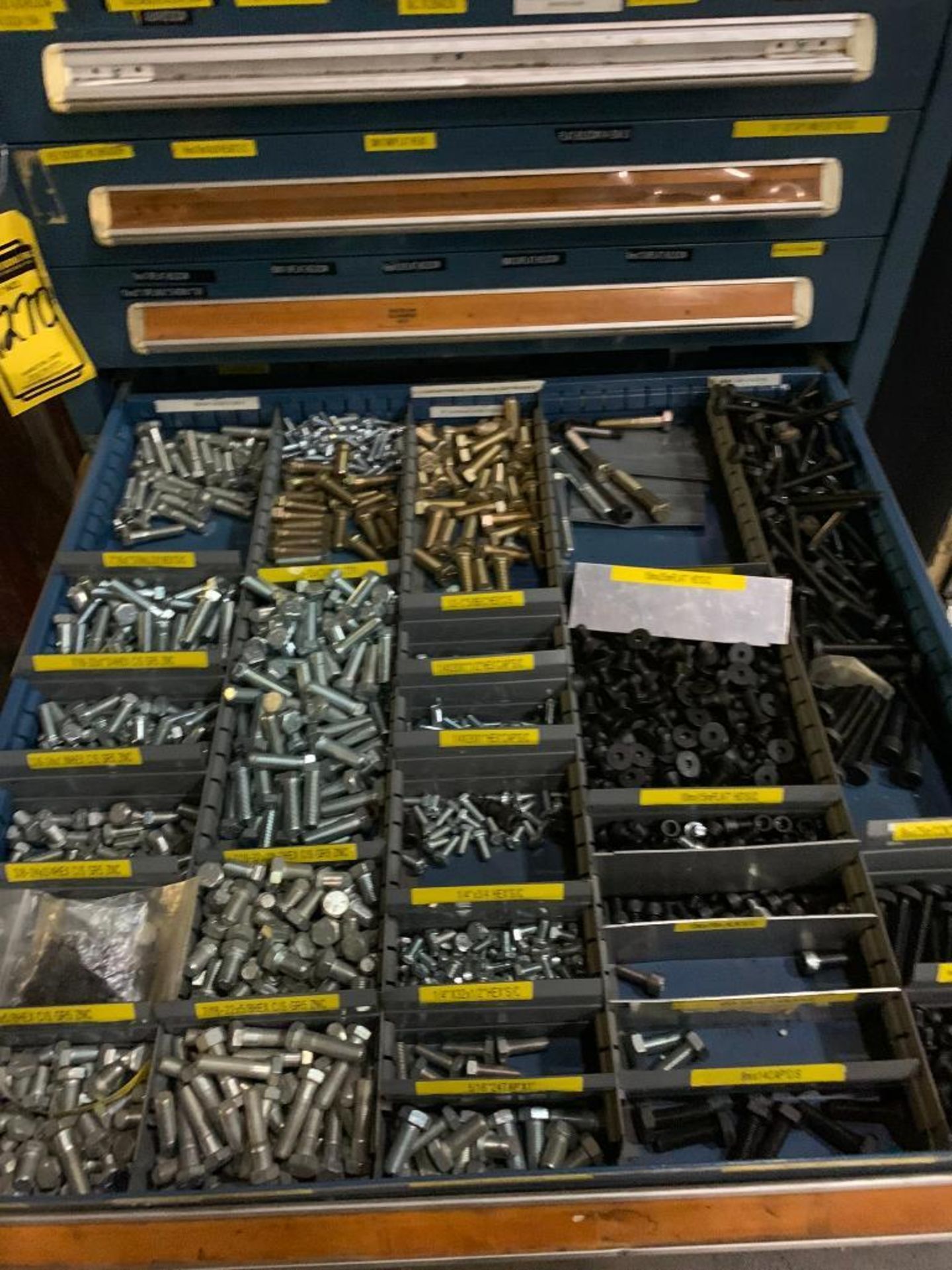 12-Drawer Stanley Vidmar Modular Tool Cabinet with Cap Screws, Flat ...
