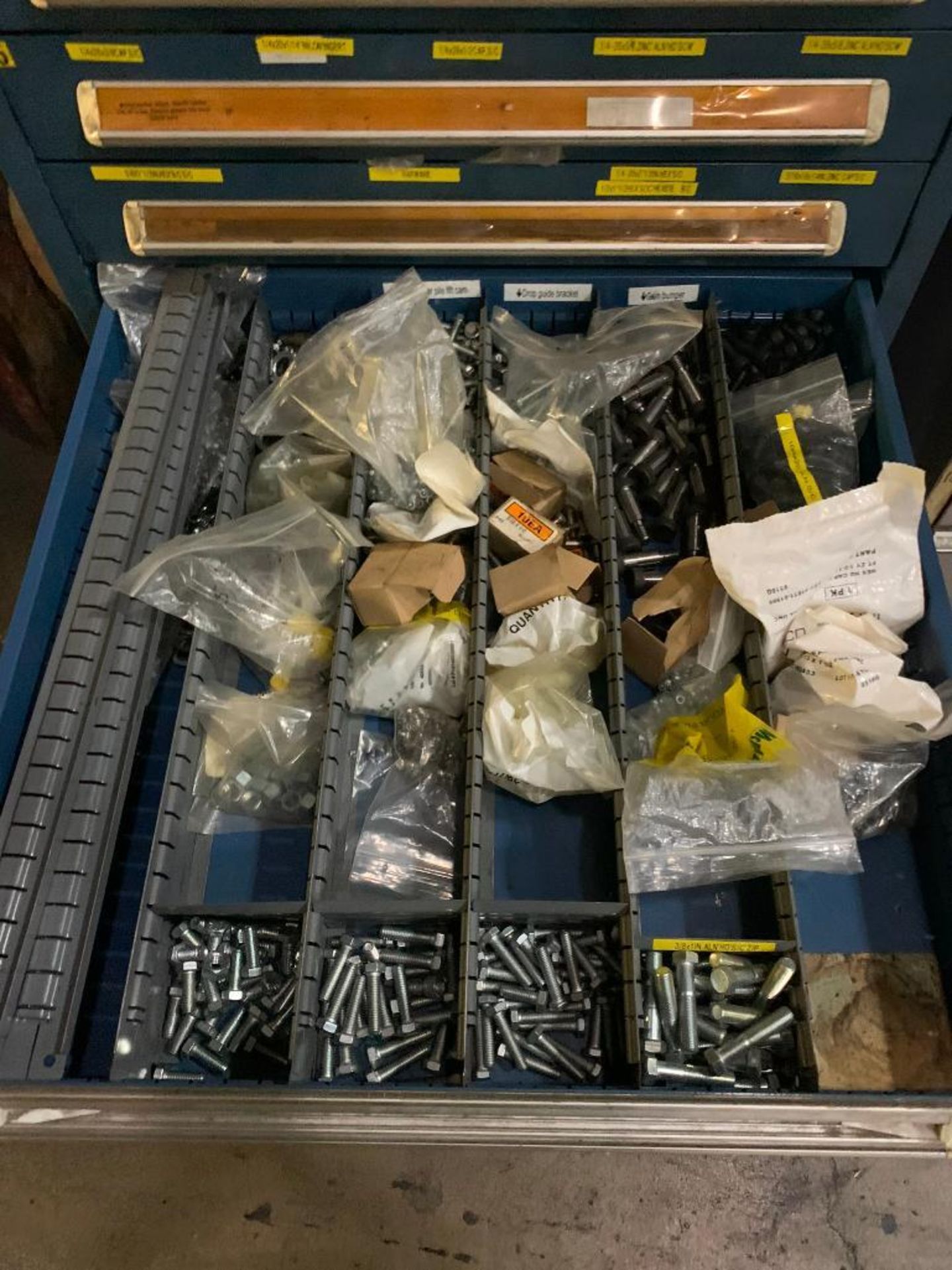 12-Drawer Stanley Vidmar Modular Tool Cabinet with Cap Screws, Flat ...