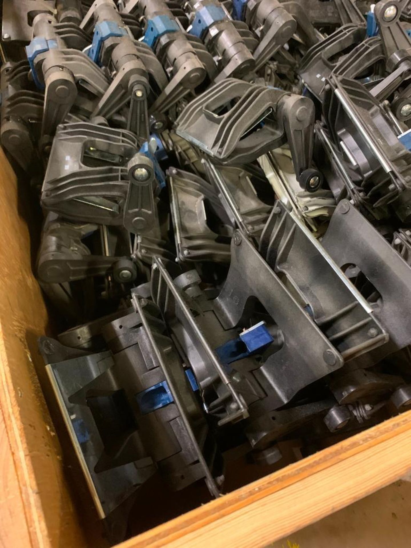 (3) Crates/ Pallets w/ Magnapak Grippers, Machine Parts