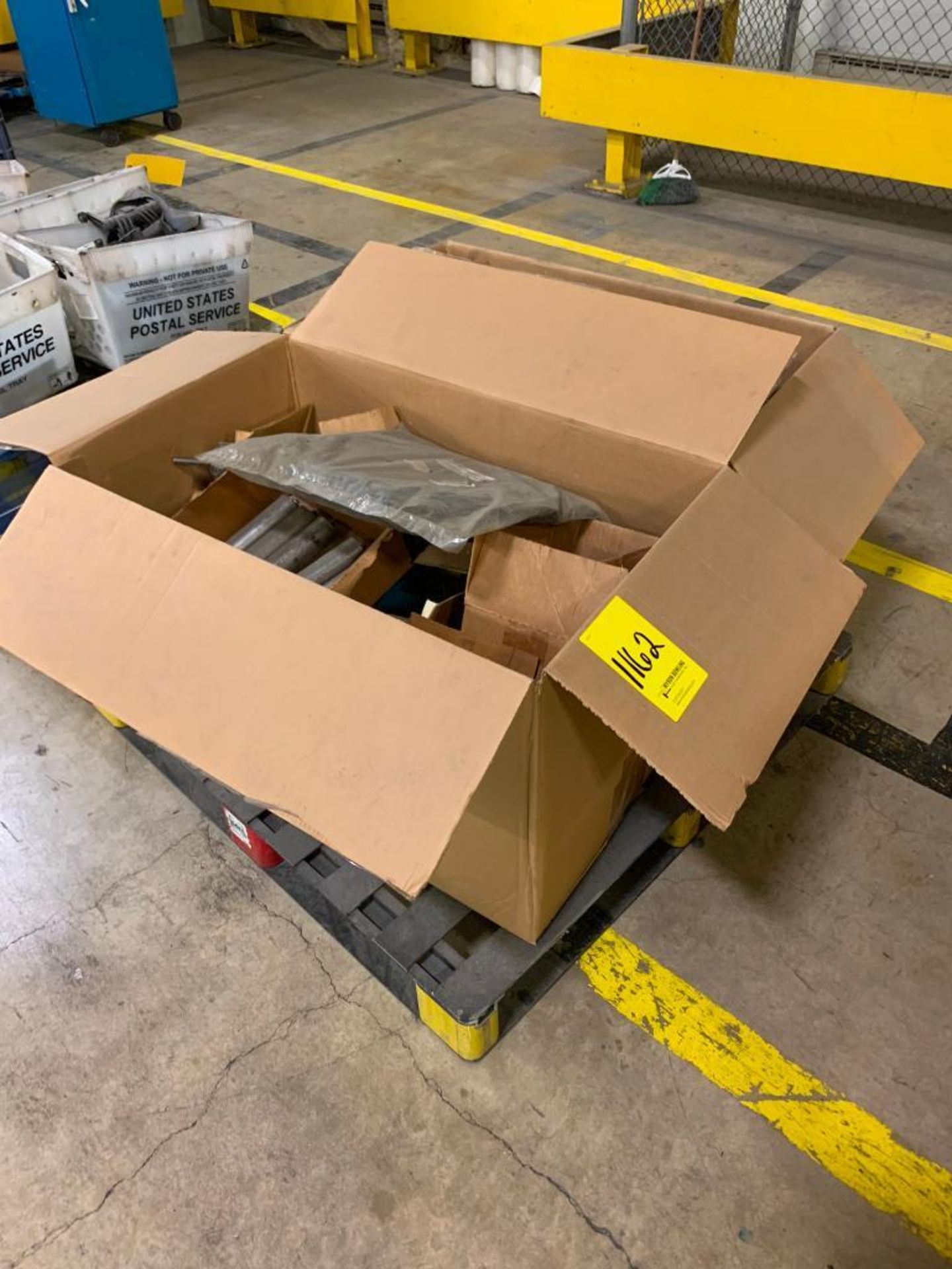 (3) Crates/ Pallets w/ Magnapak Grippers, Machine Parts