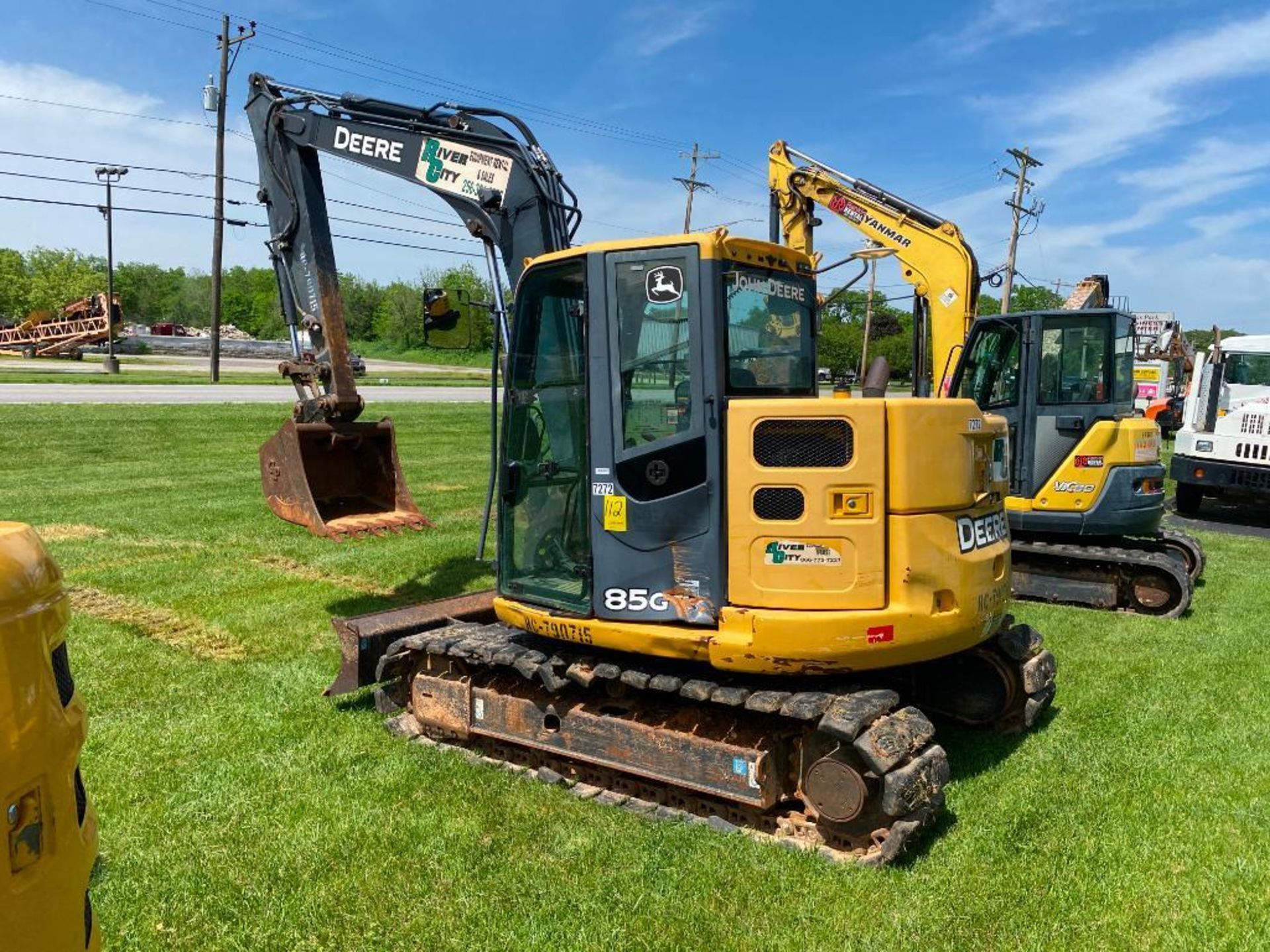 2015 John Deere 85G Mini Excavator, S/N 1FF085GCKFJ017907, 35" Bucket ...