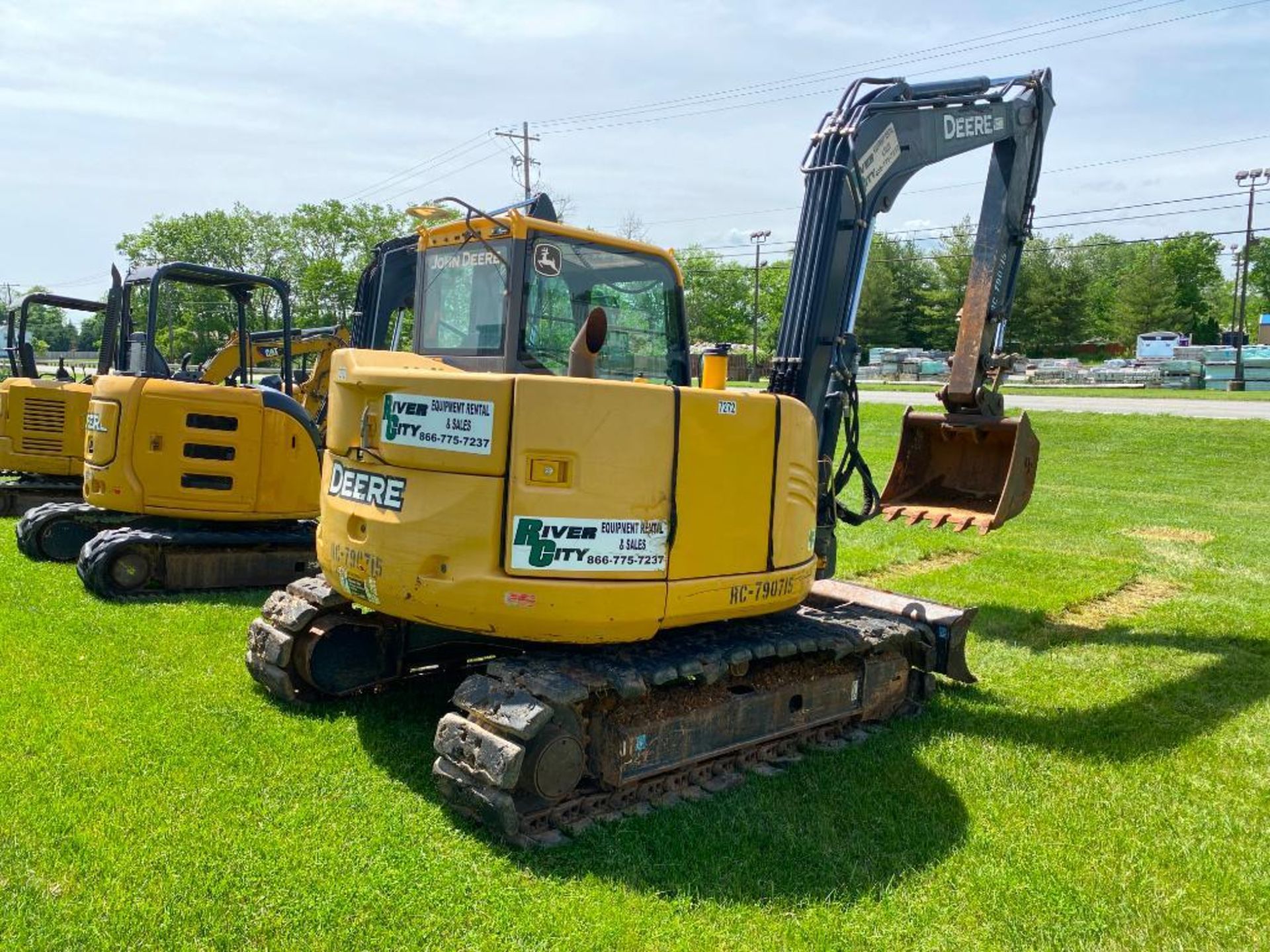 2015 John Deere 85G Mini Excavator, S/N 1FF085GCKFJ017907, 35" Bucket ...