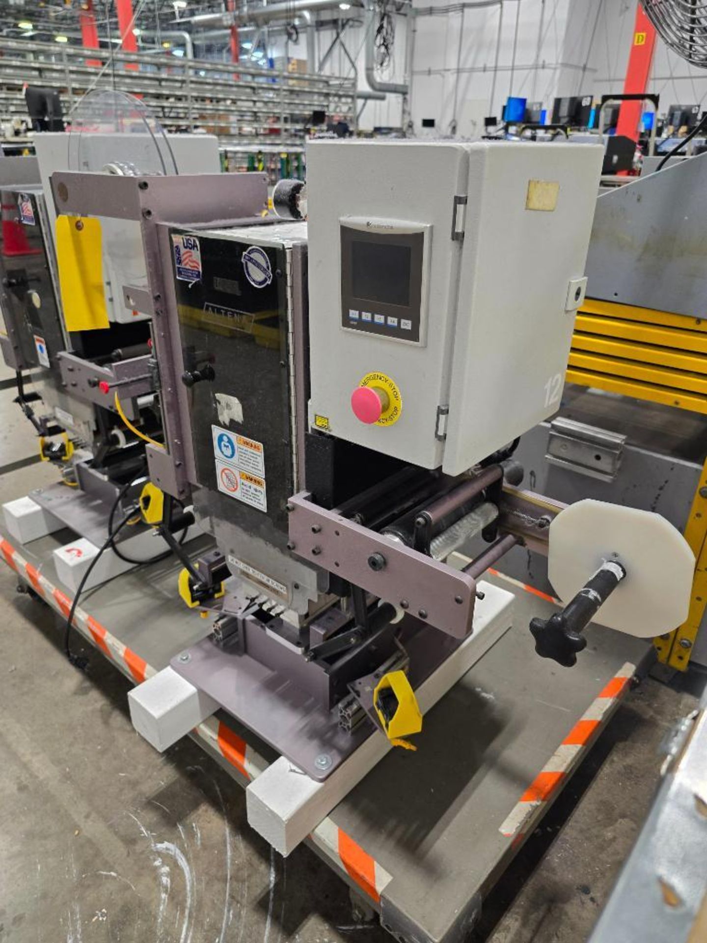 { Choice of lots: 178, 179 } Altena Reel-To-Reel Heat Press Machine ...
