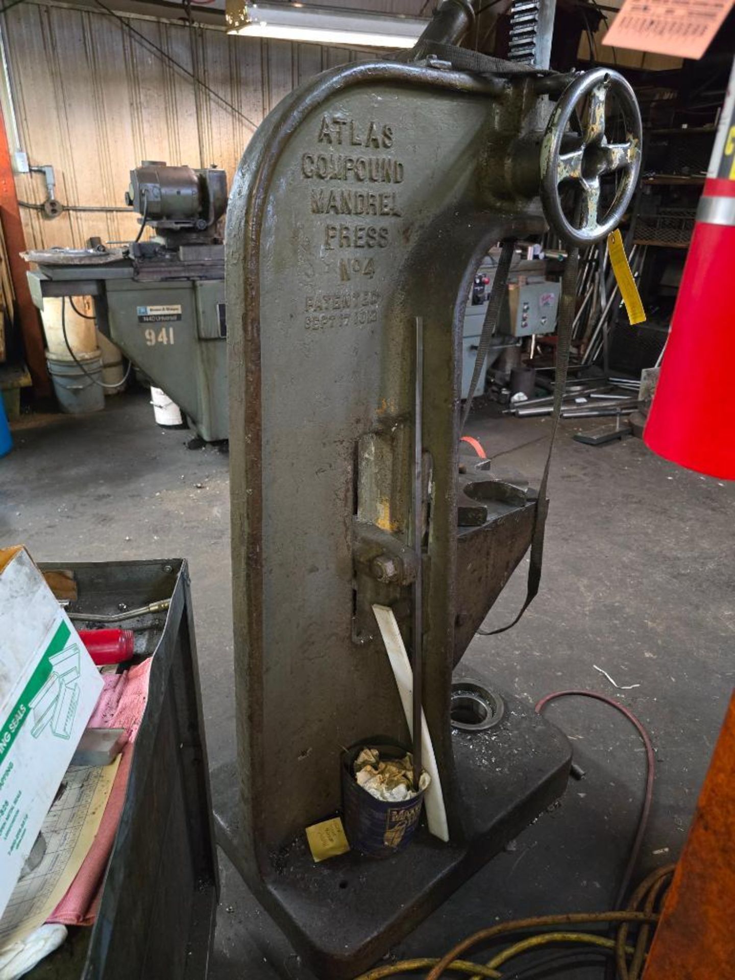Atlas Compound Mandrel Press, Model 4, 11" Throat