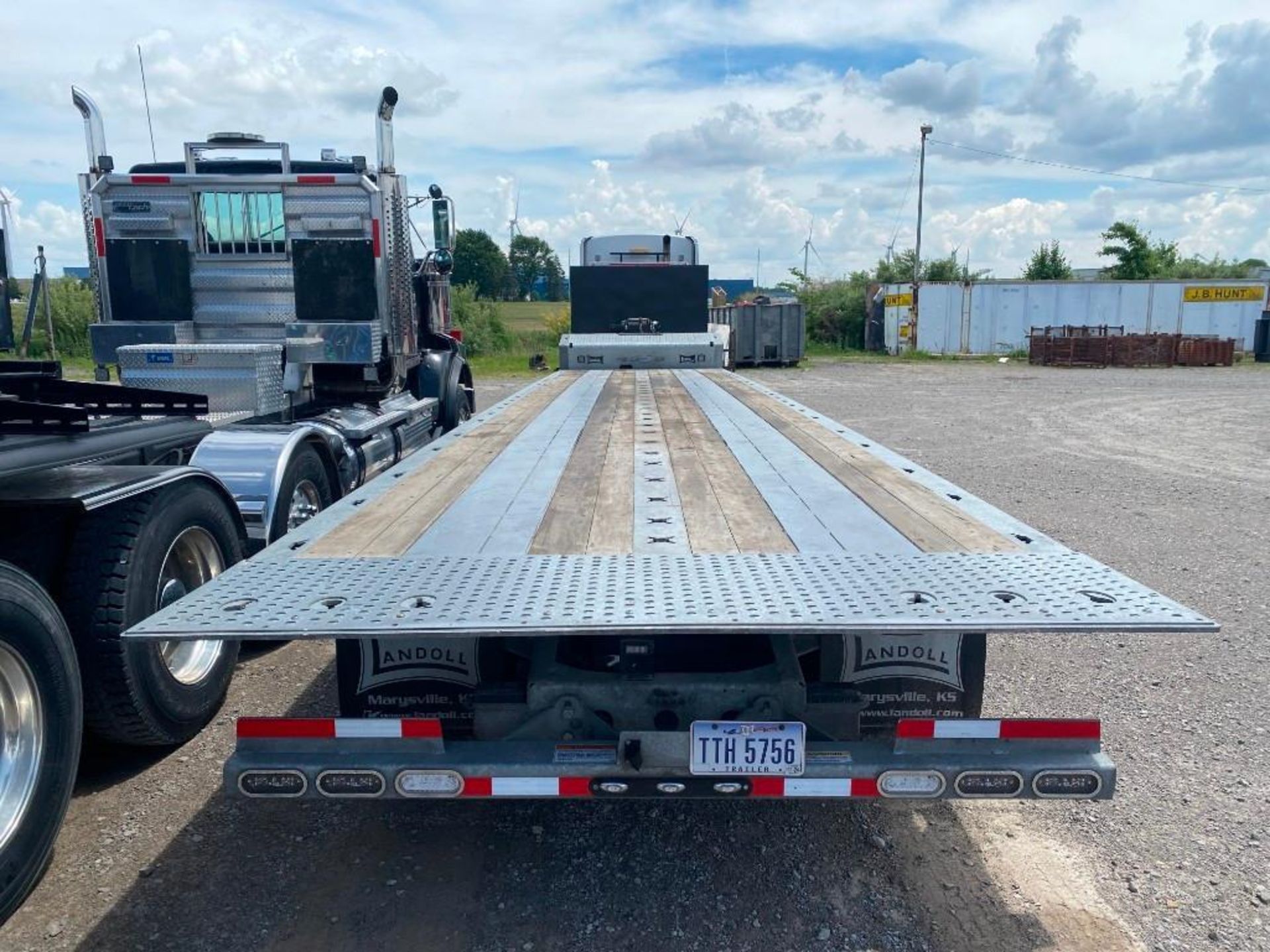 2022 Landoll 455B Sliding Axle Trailer, 53', Tri-Axle, Vin ...