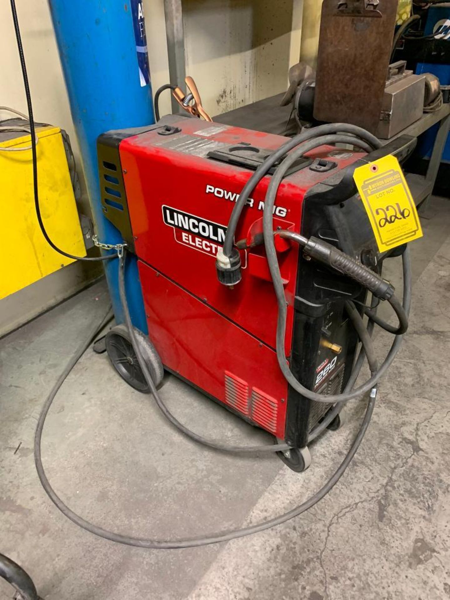 Lincoln Electric Power Mig 260 Welder, S/N M3211207236 (No Cylinder)