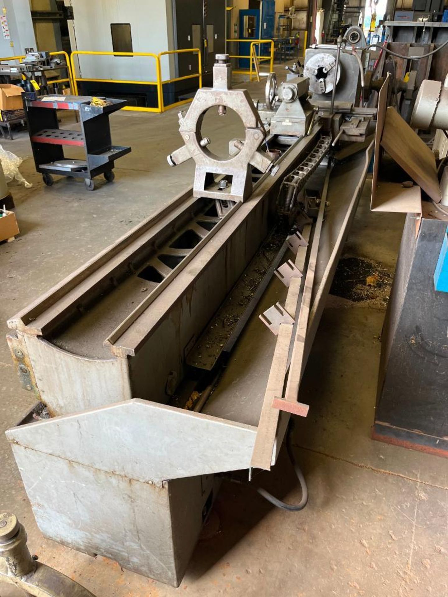 Summit Engine Lathe, 120" Bed, 20" Turning Radius, (2) Steady Rests ...