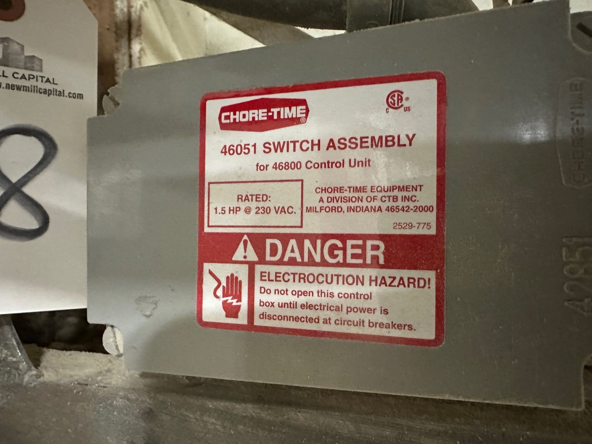 Chore Time Auger from Grain Silo to Grain Mill (Approx. 3.5" Diameter ...