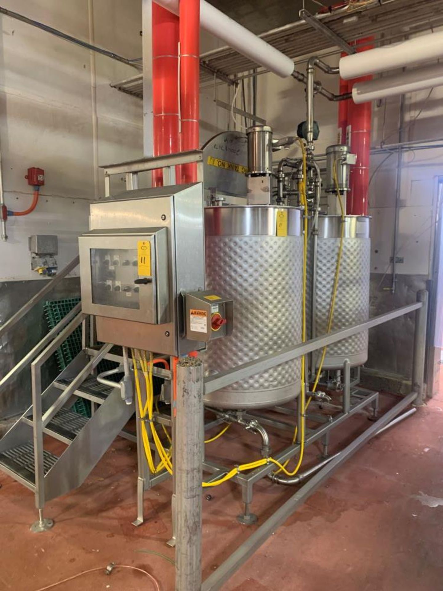 (Qty 2) C.A.T. Brine Chill Tanks with mixer, Ser. #70926301B-6 & Ser ...