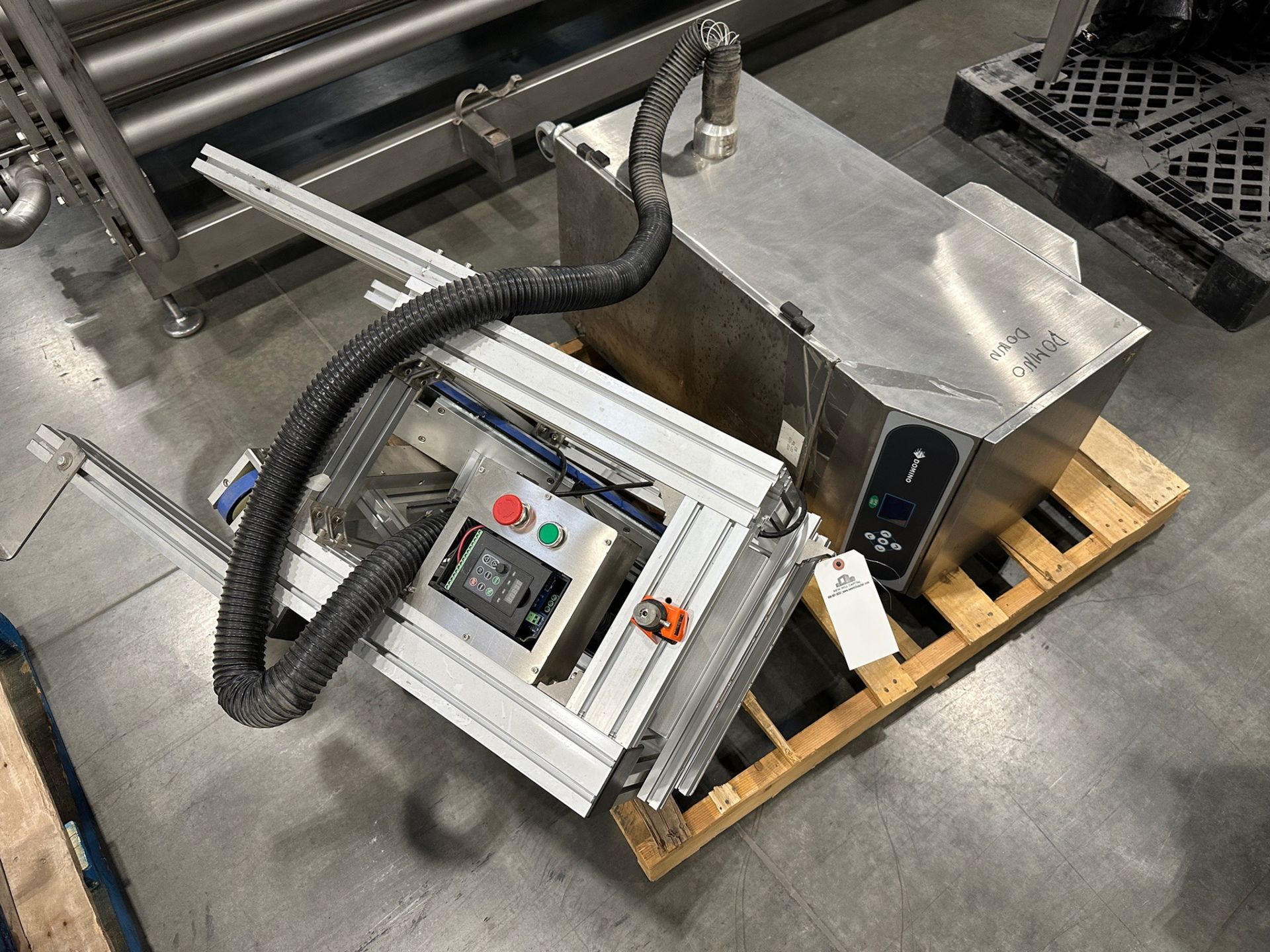 Domino DPX 1000 Digital Laser Jet Coder | Required Rigging and Loading ...