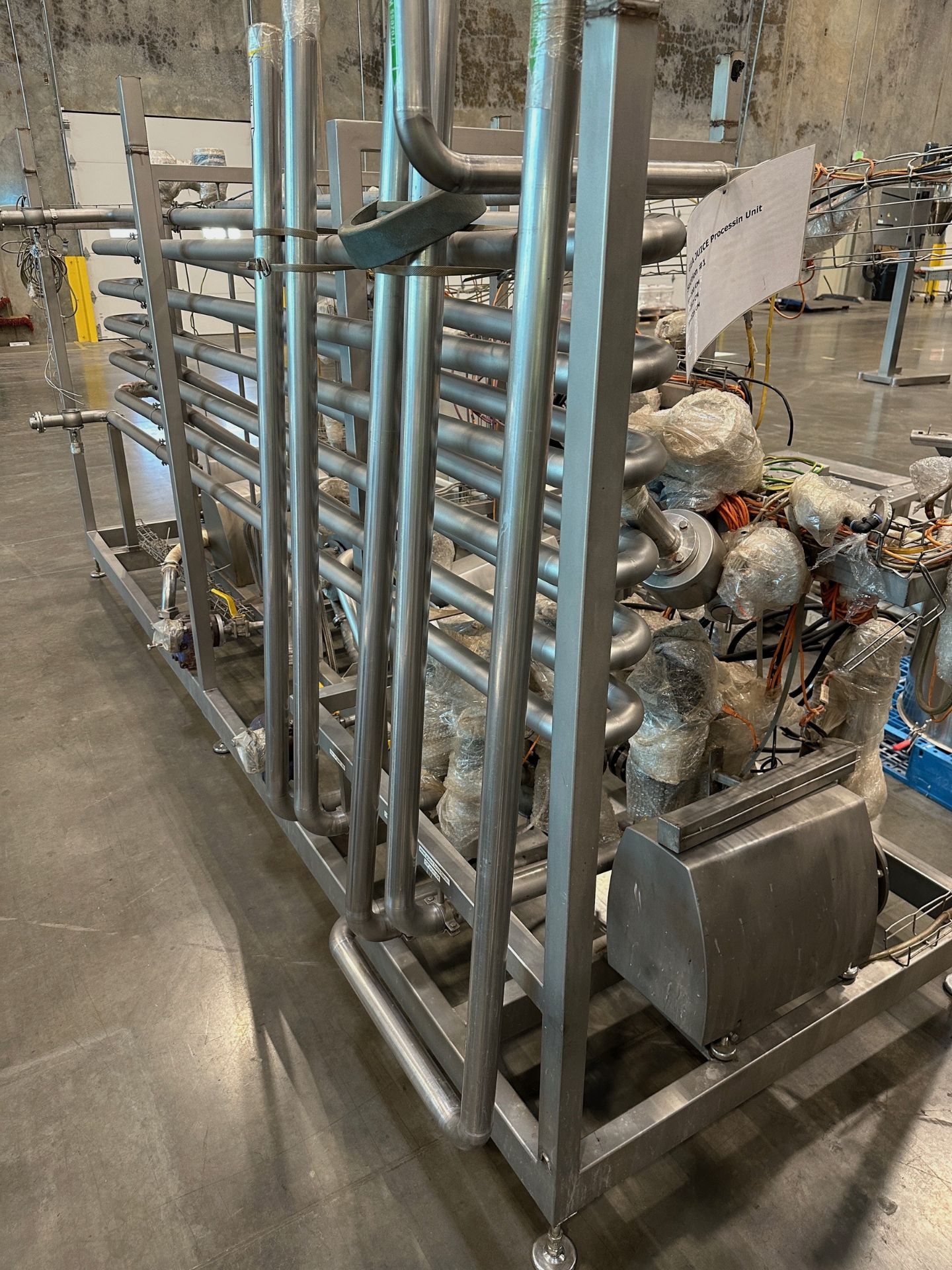 GEA Stainless Steel UHT Tube in Tube Juice Processing System with Pumps ...