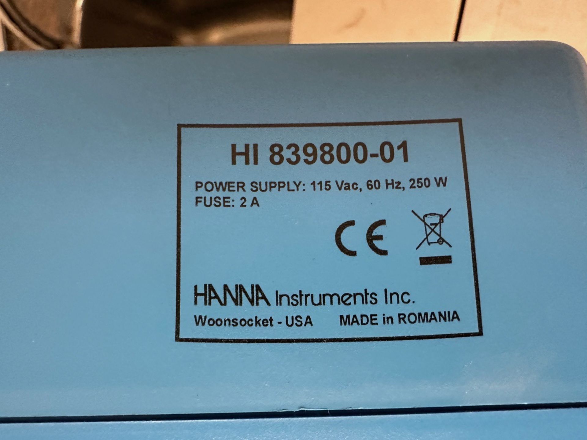 Hanna HI 839800-01 COD Reactor | Required Rigging and Loading Fee for ...