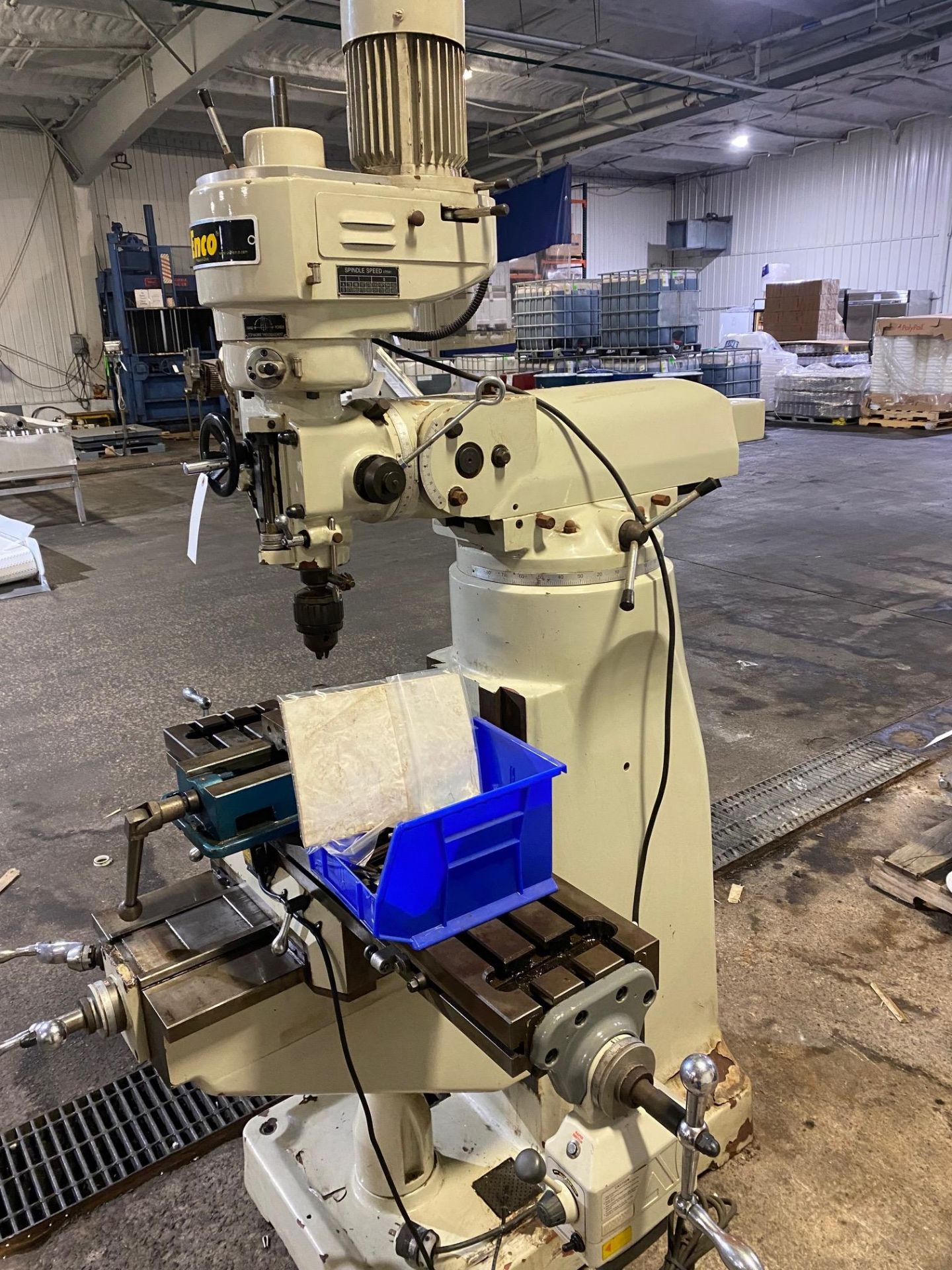 Enco Turret Milling Machine - Model 100-1527 | Required Rigging and ...