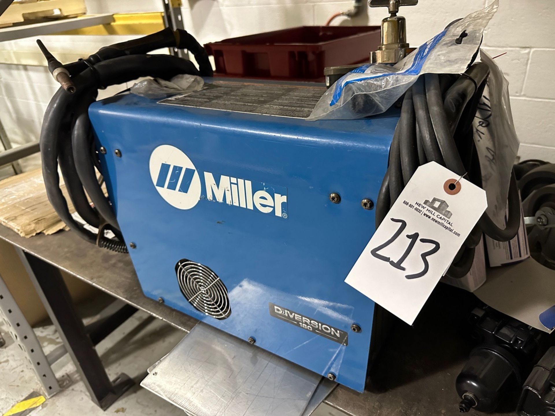 Miller Diversion 180 Tig Welder | Required Rigging and Loading Fee for ...