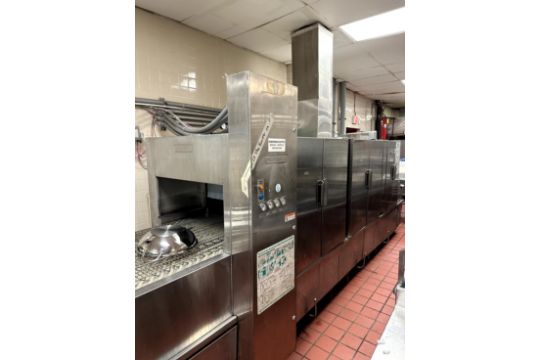 Hobart Pass Thru Dishwasher w/ Booster #FT900 SN:27-1158-311 (See Pic ...