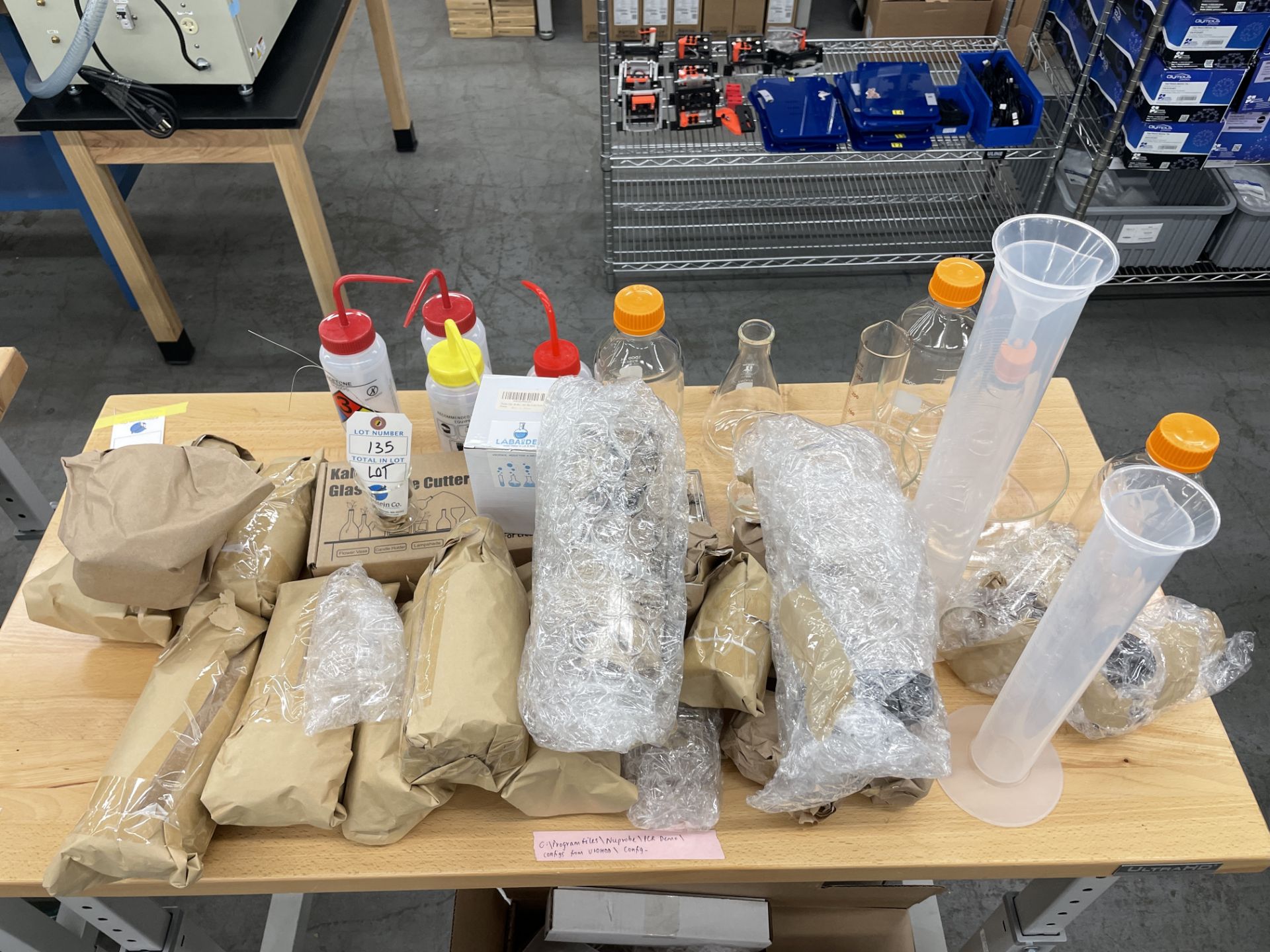 {LOT} Asst. Laboratory Glassware & Plasticware (INSPECTION STRONGLY URGED)