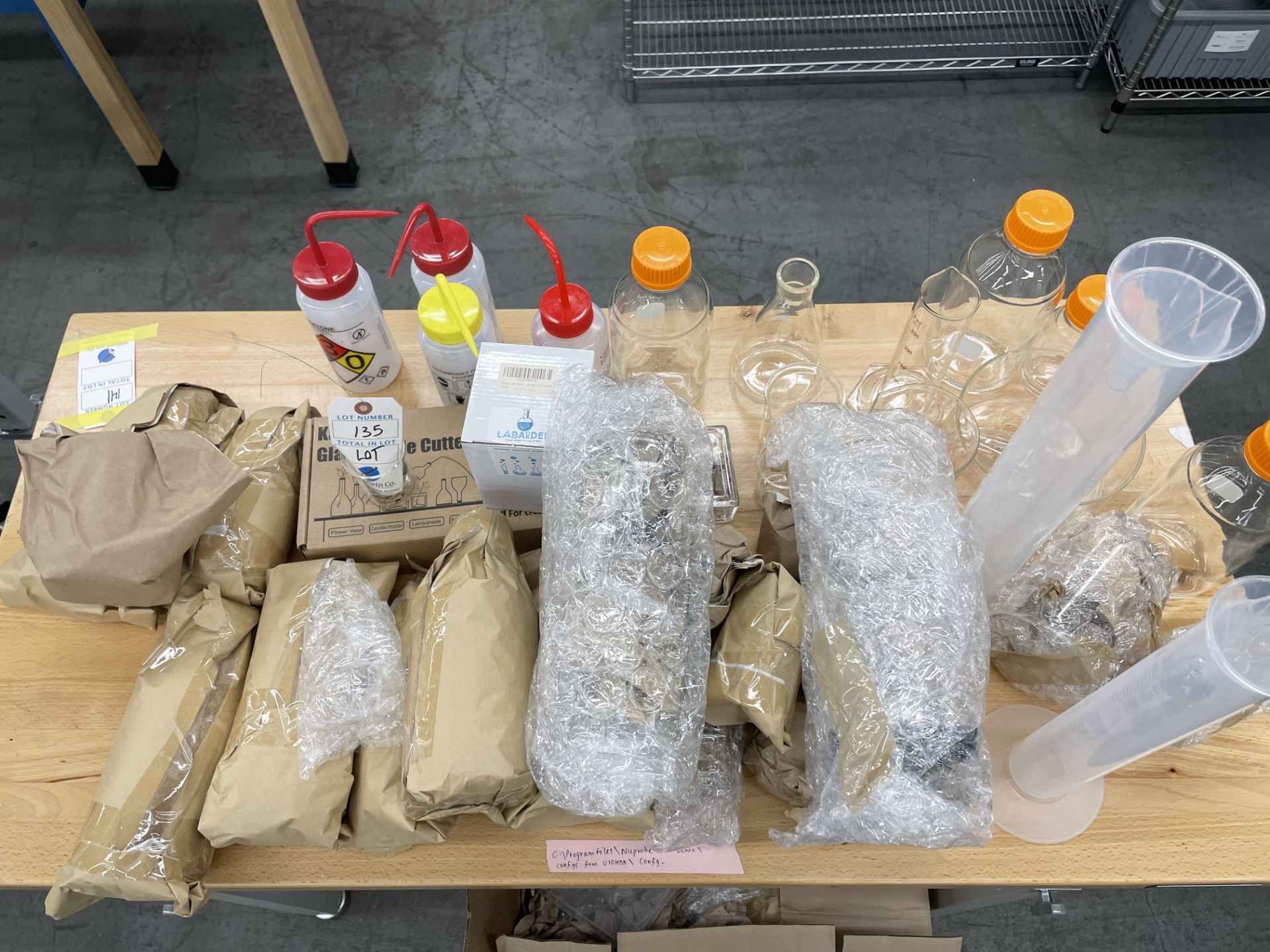 {LOT} Asst. Laboratory Glassware & Plasticware (INSPECTION STRONGLY URGED)