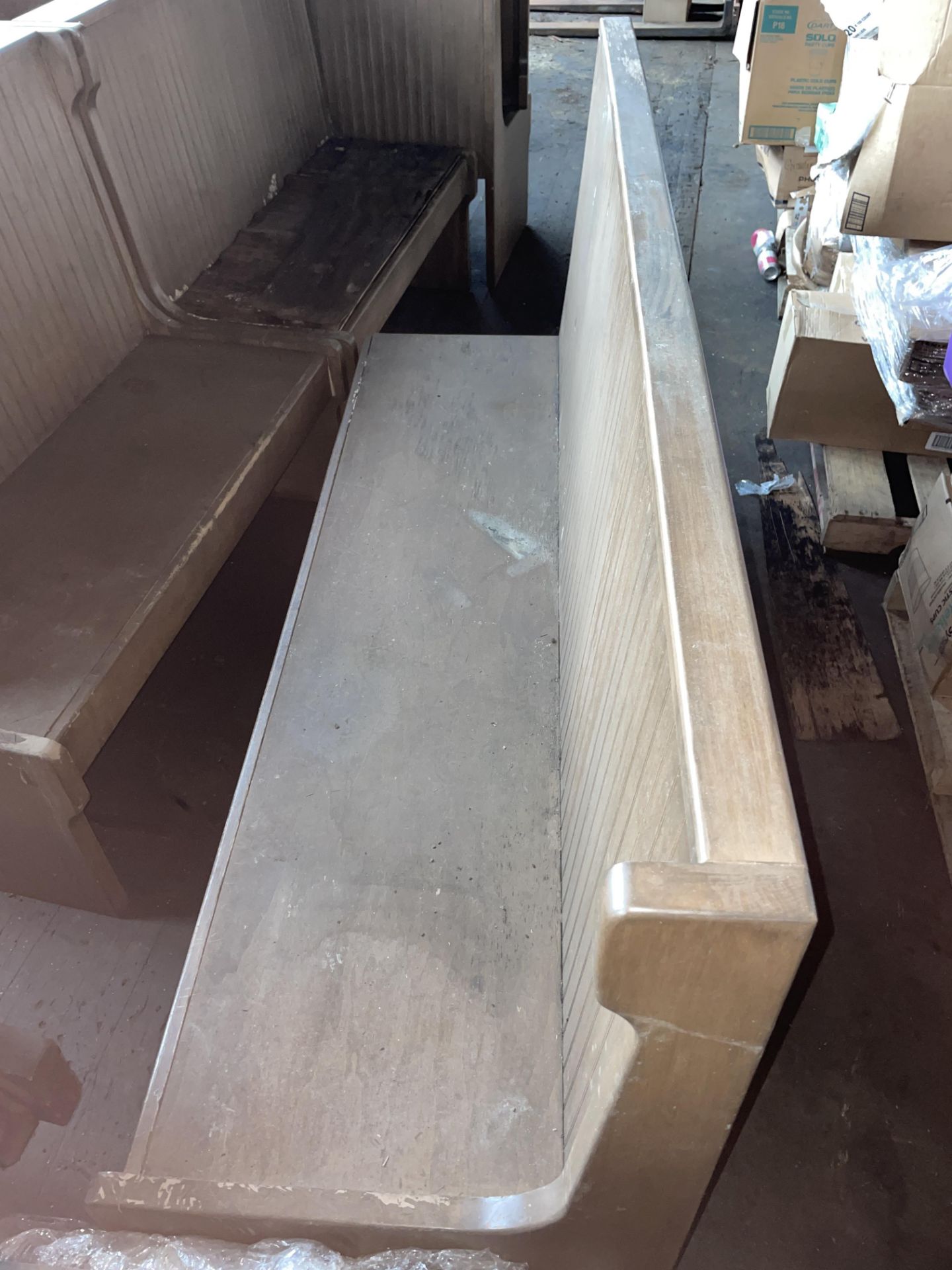 {LOT} (6) 4' Double Sided Benches, (2) 4' Single Sided Benches, (2) 6 ...