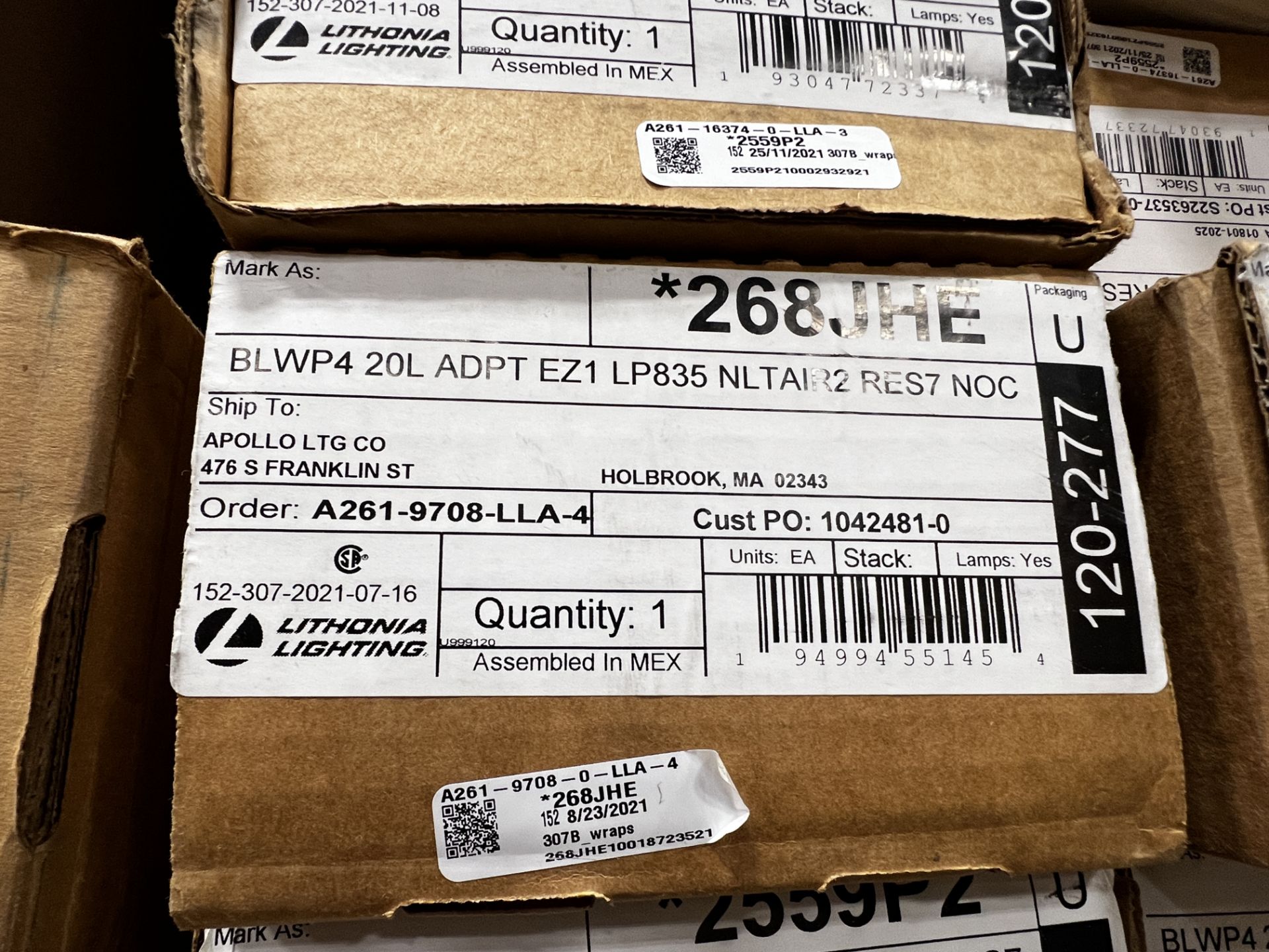 {LOT} Asst. Electrical Supplies & Fixtures On 3 Sections Including ...