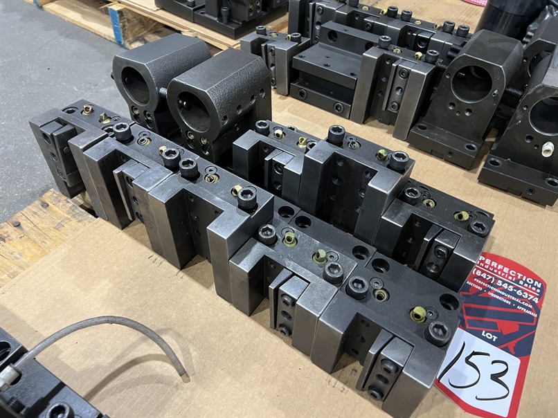 { Group of lots: 153, 154, 157 } Lot of (10) Static Tool Holders for ...