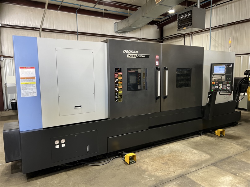 2019 DOOSAN PUMA 3100 XLY Turning Center, s/n ML0121-000294, w/ DOOSAN ...