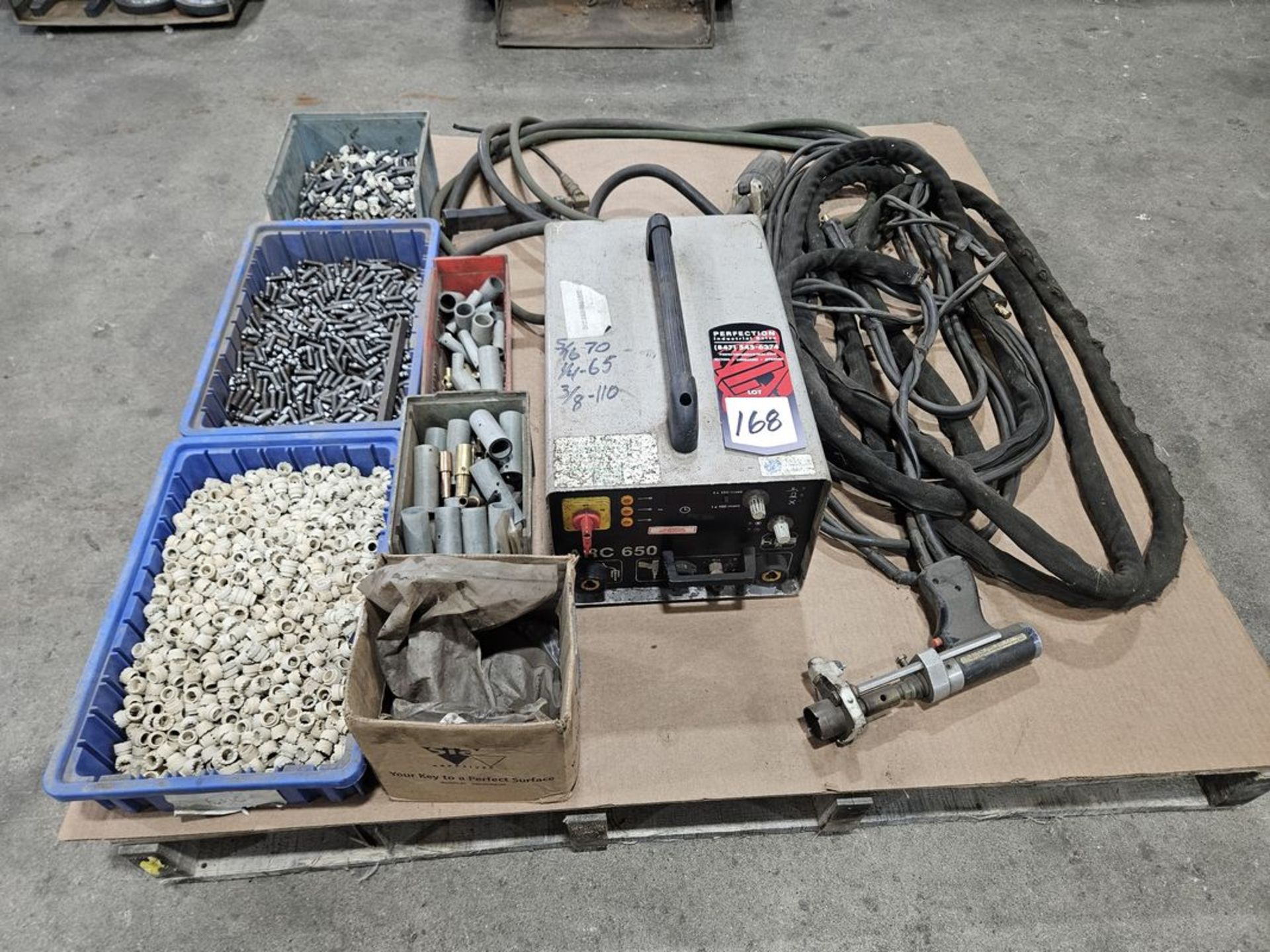 { Choice of lots: 168 } HBS Arc 650 Stud Welder s/n 711568