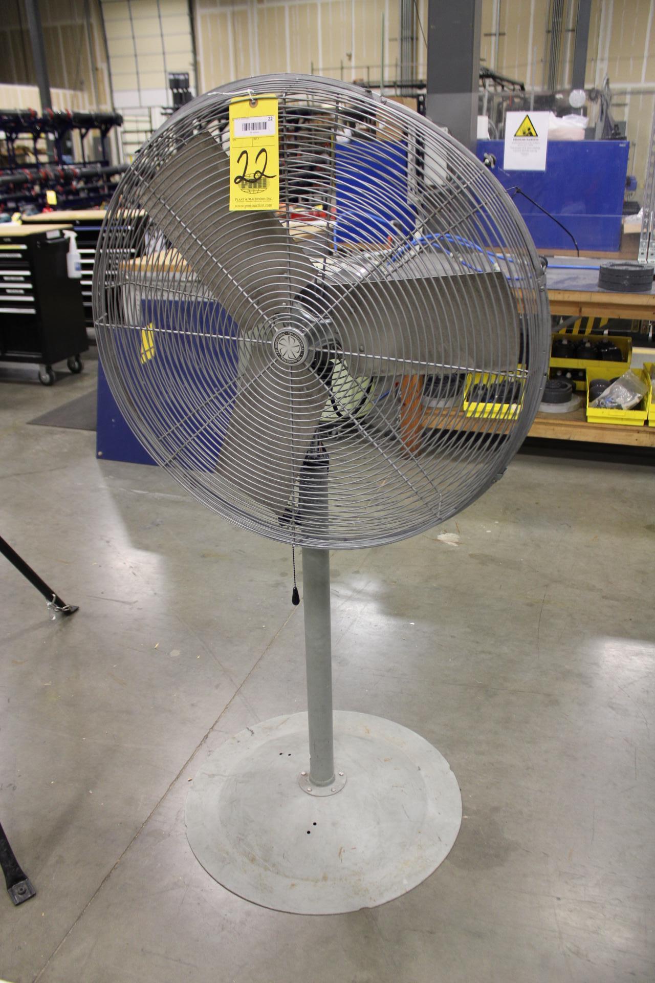 PEDESTAL SHOP FAN, TPI INDUSTRIAL, 30"