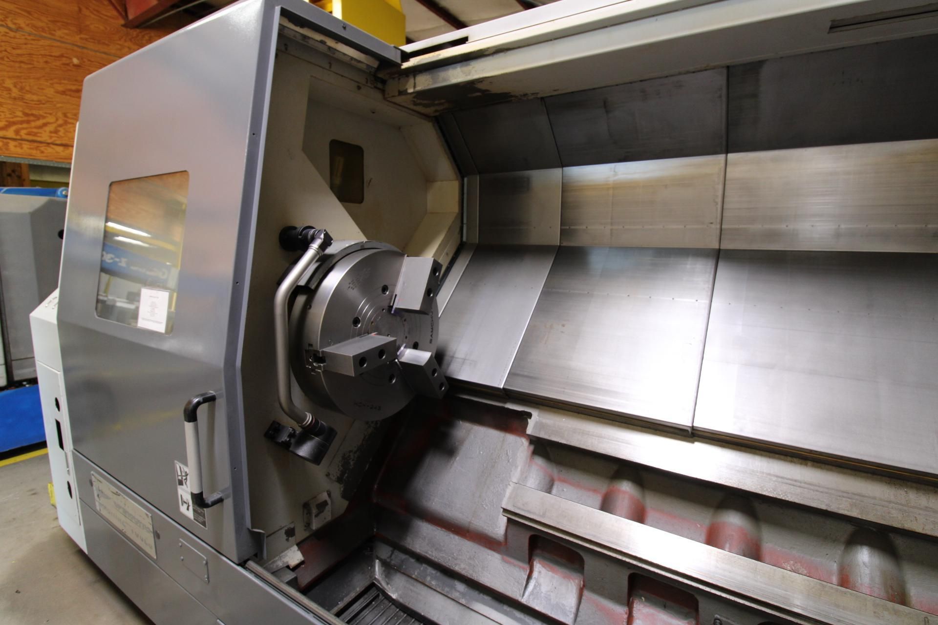 CNC LATHE, SAMSUNG MDL. SL-45A/3000, new 2012, Fanuc Oi-TD control, 6.5 ...