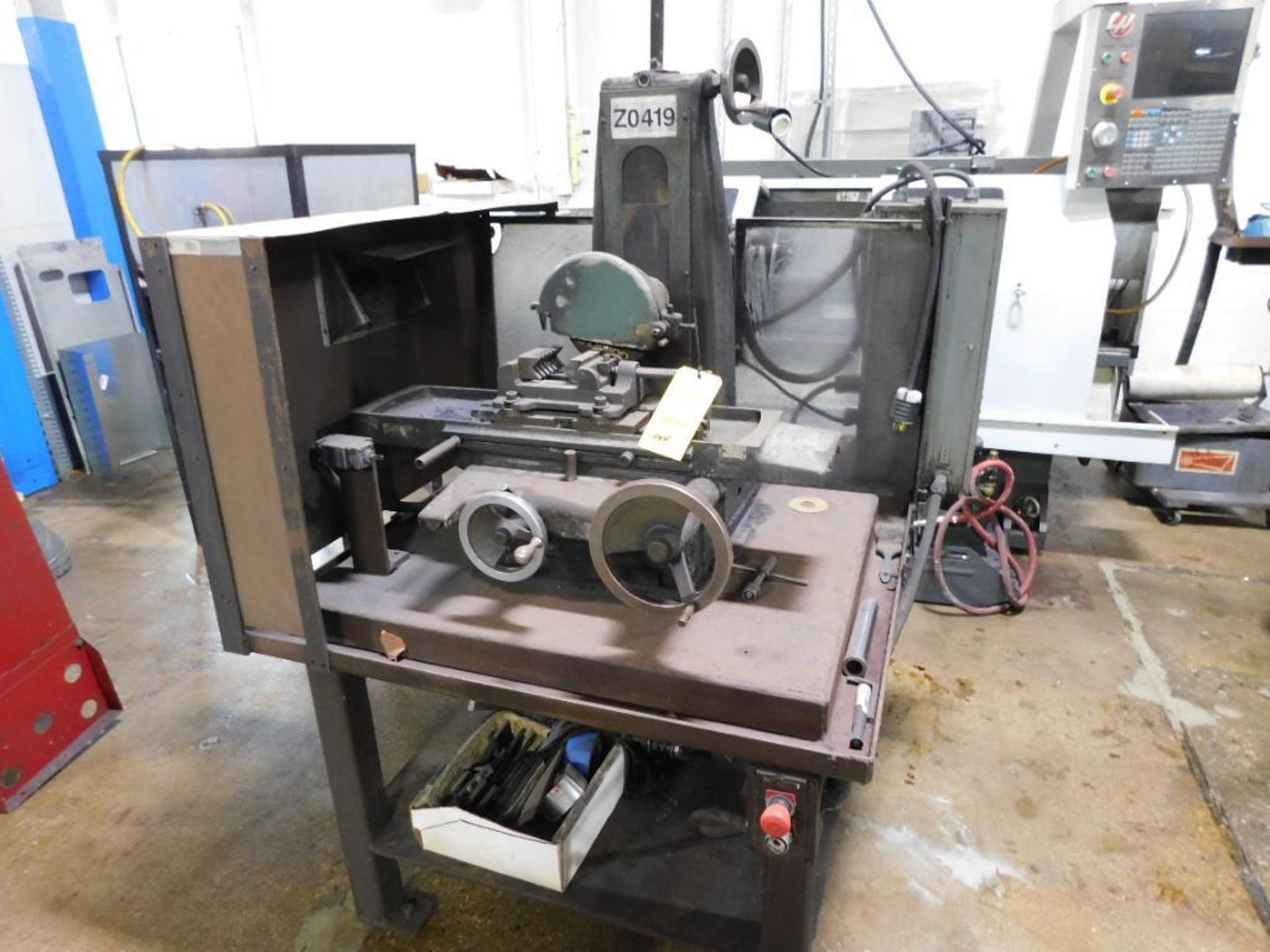 Hand Feed Surface Grinder w/Cut Off Attachment