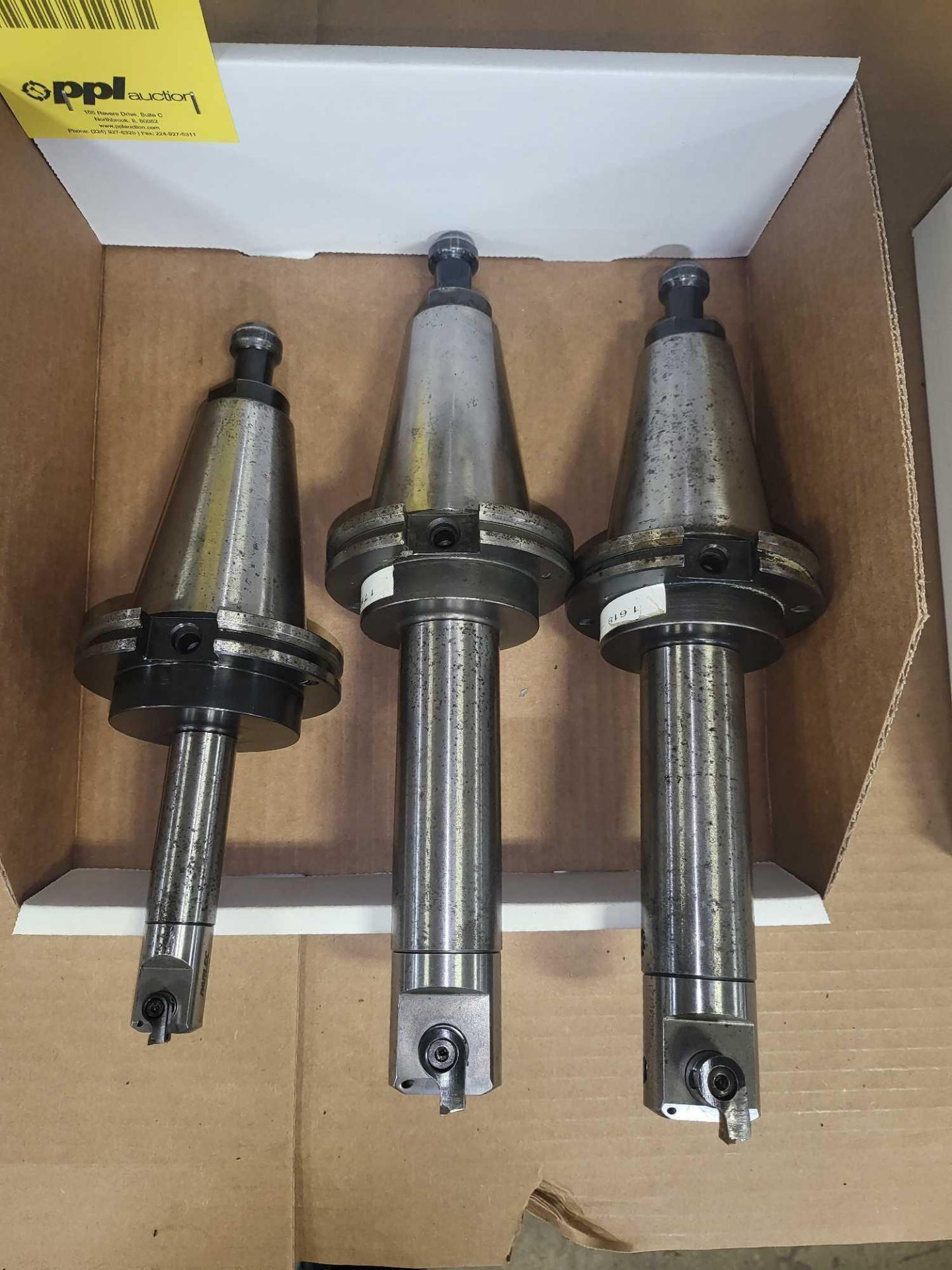 { Choice of lots: 146, 147, 148 } LOT: (3) Parlec CAT 50 Boring Heads