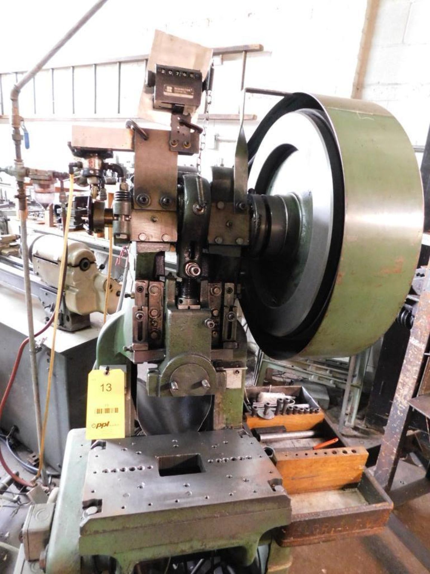 Rousselle No. 2 15-Ton OBI Air Clutch Punch Press. 2" Stroke, 6.75 ...