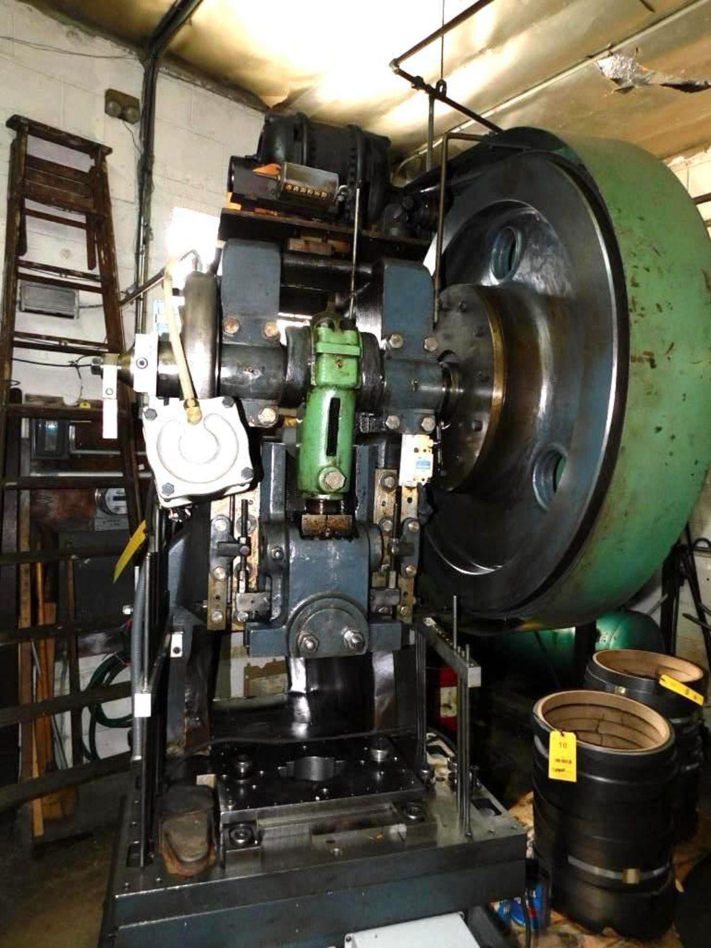 Rousselle No. 6 60-Ton C-Frame Air Clutch Punch Press, 3" Stroke, 12.5 ...