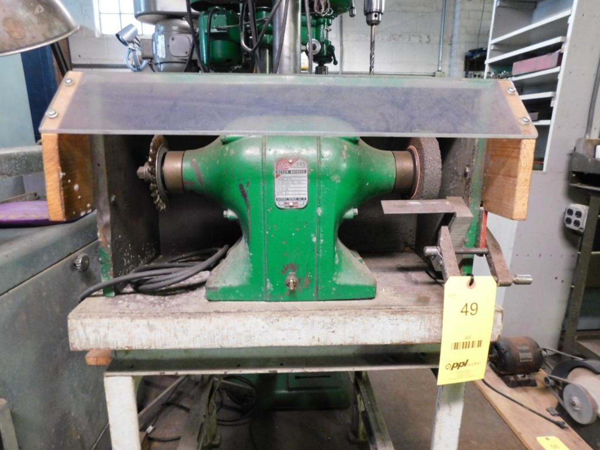 Thor B6S Double Edge Bench Grinder w/Table, Model 5714, 1/3 HP