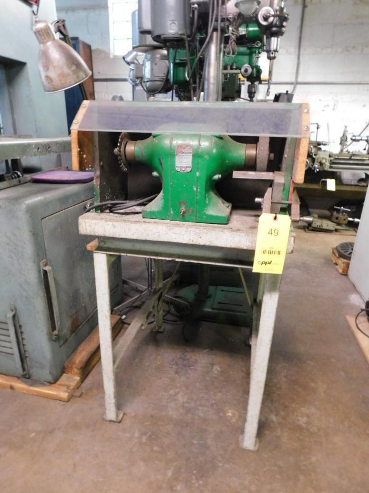 Thor B6S Double Edge Bench Grinder w/Table, Model 5714, 1/3 HP