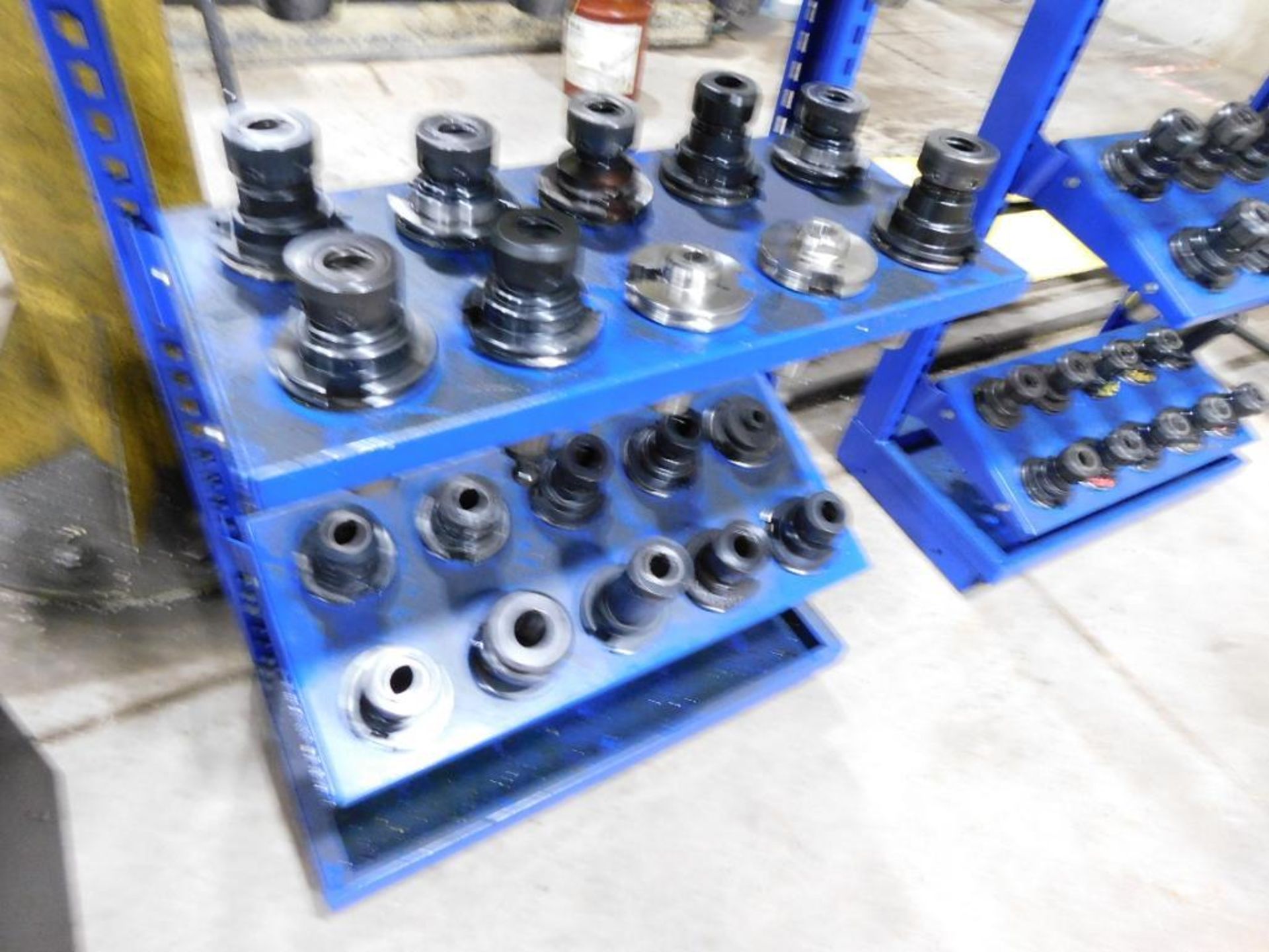 LOT: Rack w/(40) Pieces CAT 50 Tool Holders