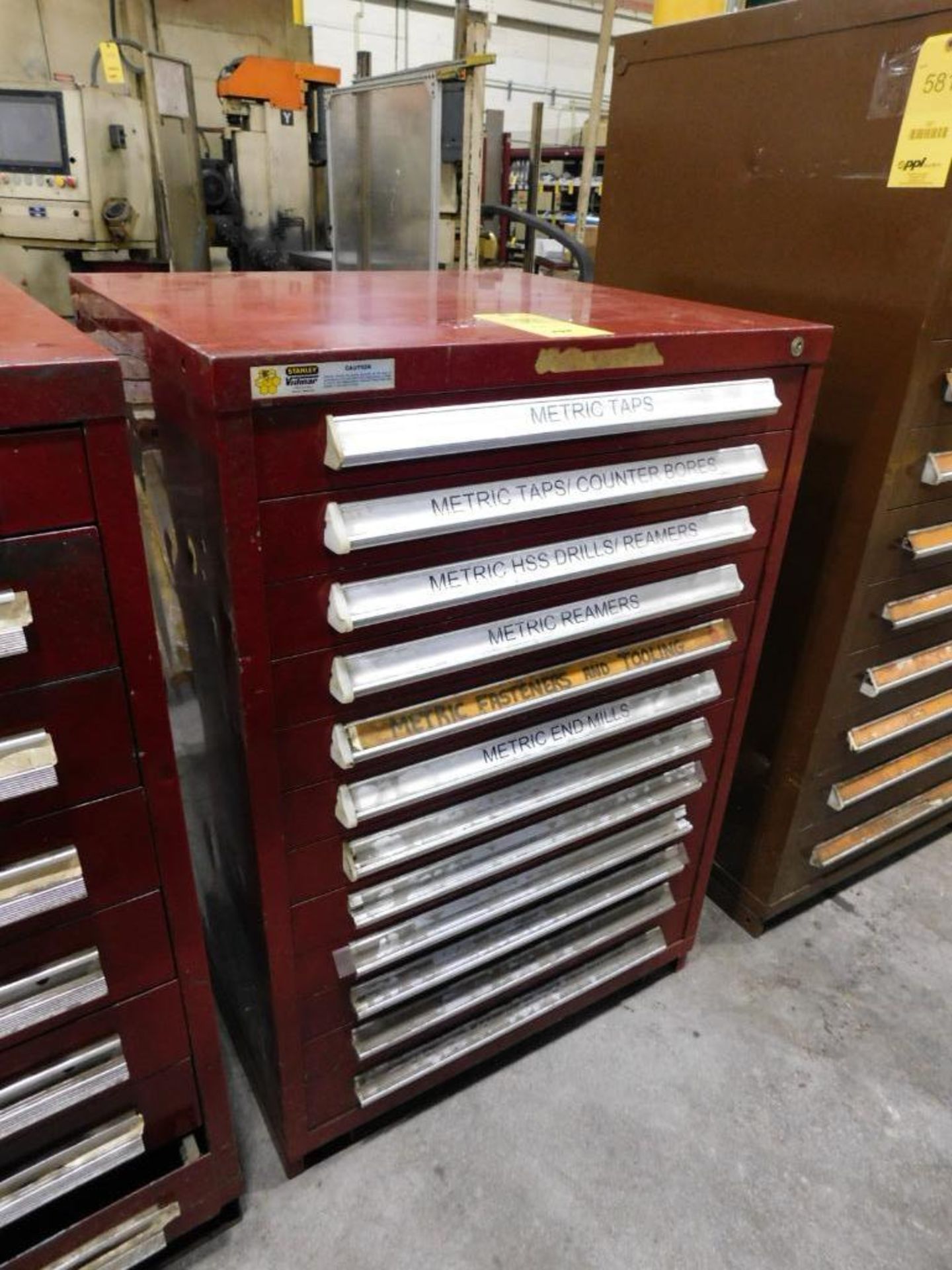 Stanley Vidmar 12-Drawer Tooling Cabinet (EMPTY)