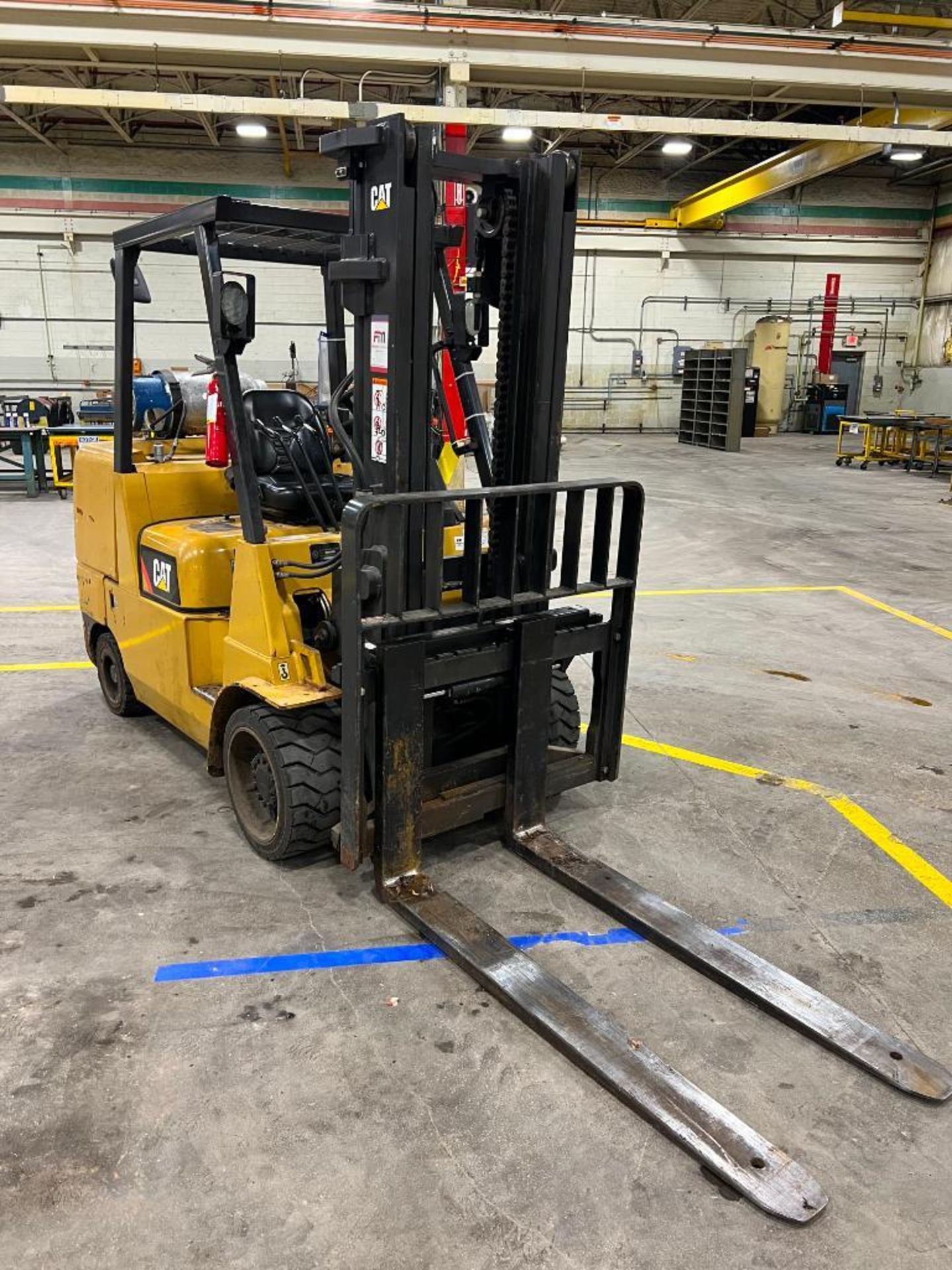 CAT GC55K Forklift, 12,000 Lb. Capacity, Side Shift, Propane, S/N ...