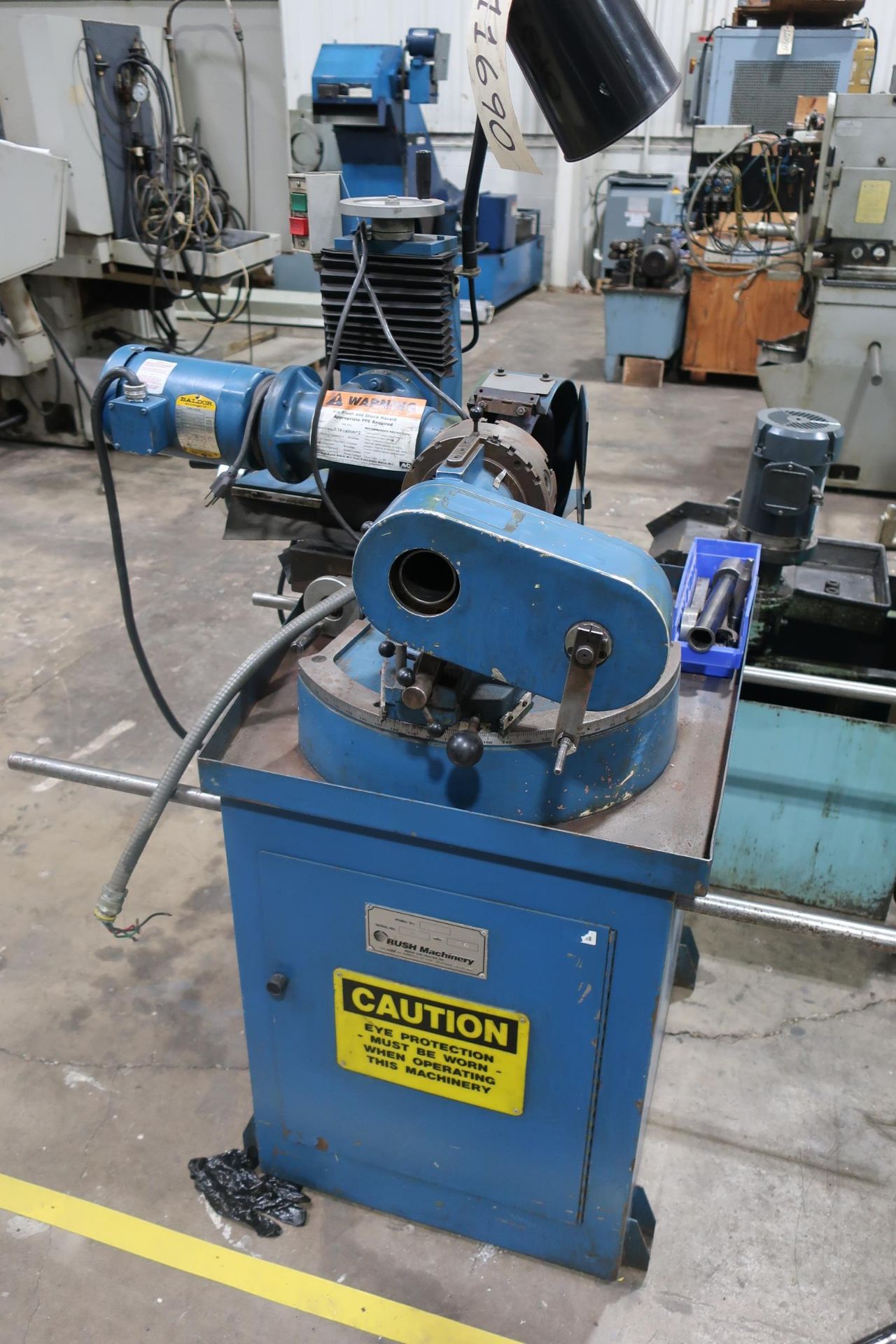 Rush Model 252 Drill Point Grinder, S/N 1873, Specifications, The model ...