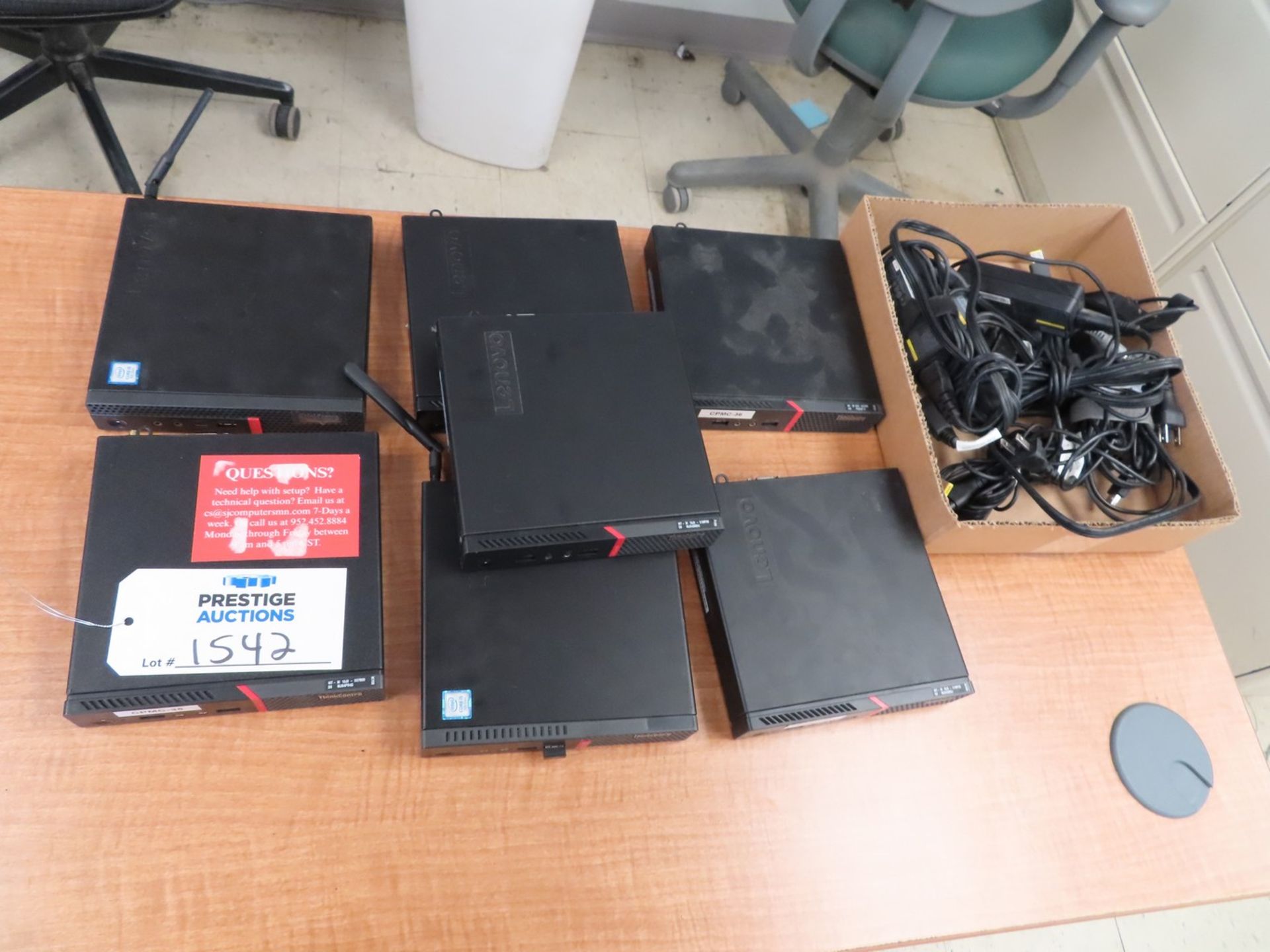(6) Lenovo Think Centers